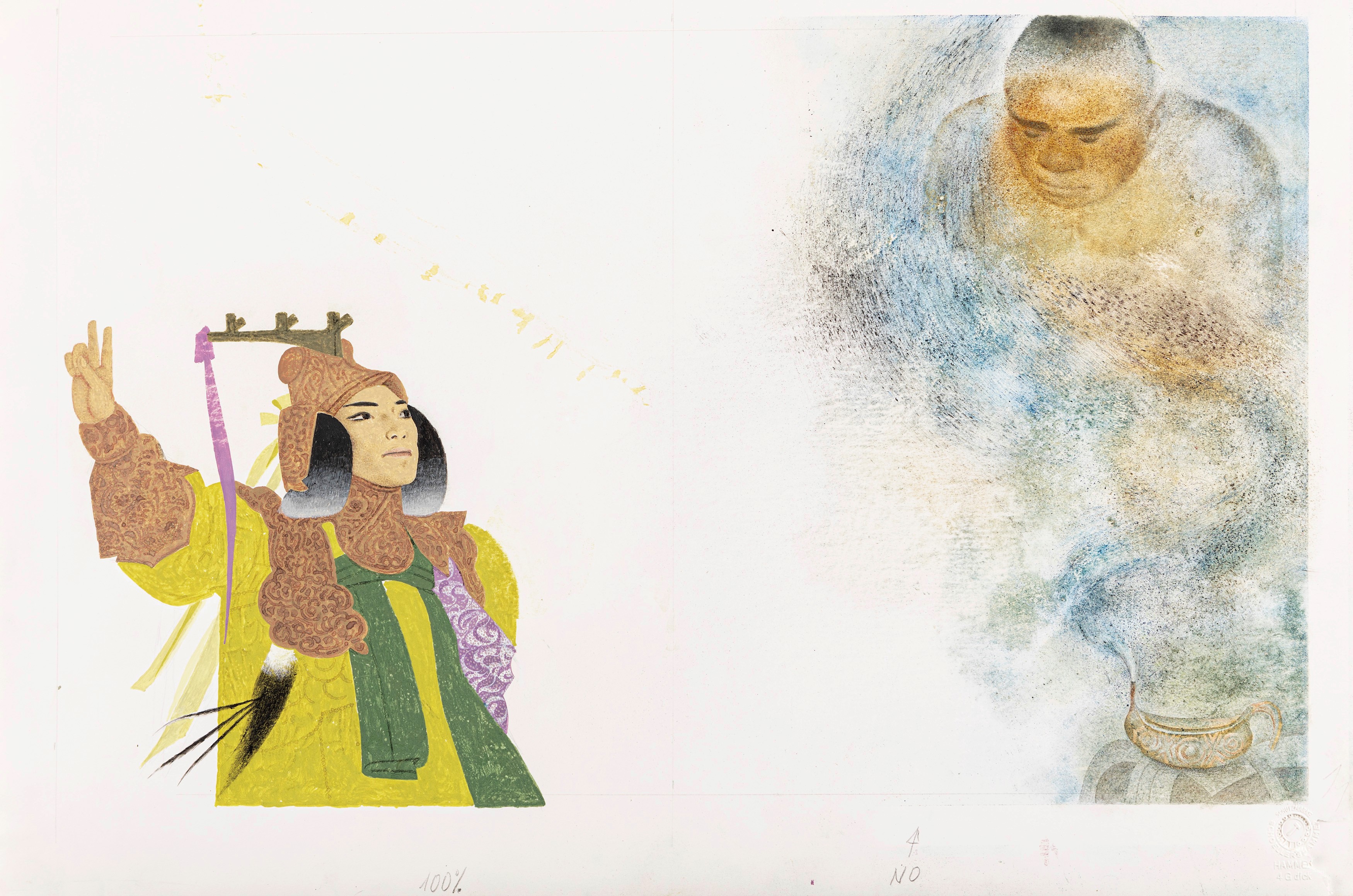 Ugo Fontana - Aladdin's lamp 1982 | Fairy Tales / Original Comic Arts ...
