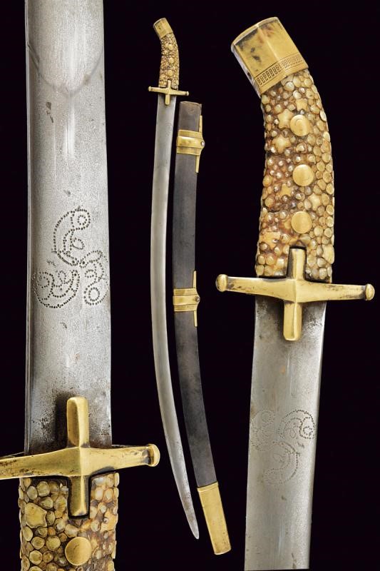 A rare Tatar sabre with damascus blade early 18th Century | Fine ...