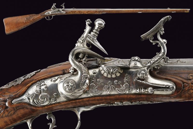 An extraordinary and early snaphaunce lock gun by Negroni 1736 | Fine ...