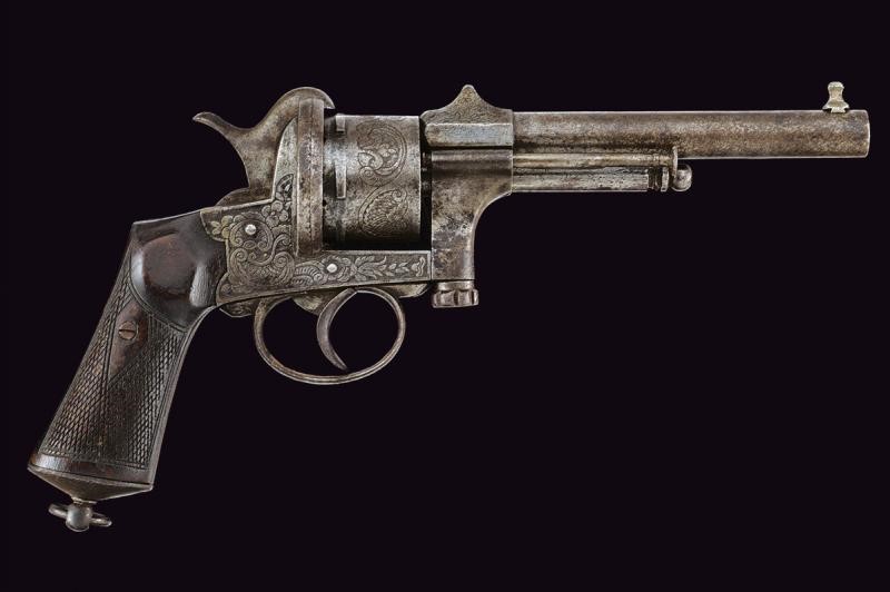A Mariette pin-fire revolver about 1870 | Fine Antique Arms and ...