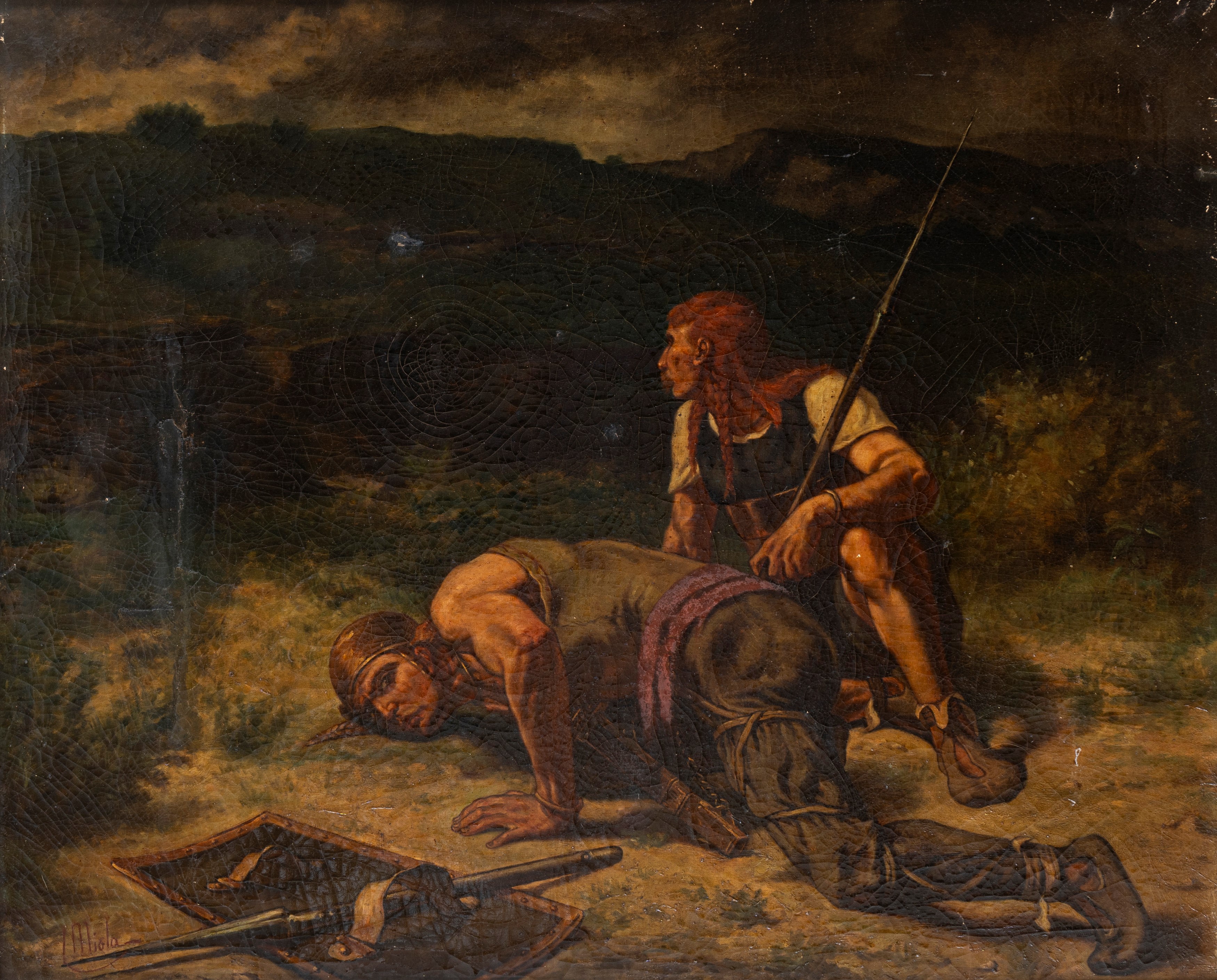 Camillo Miola - The Vikings | Paintings, Sculptures & Prints / 19th and ...