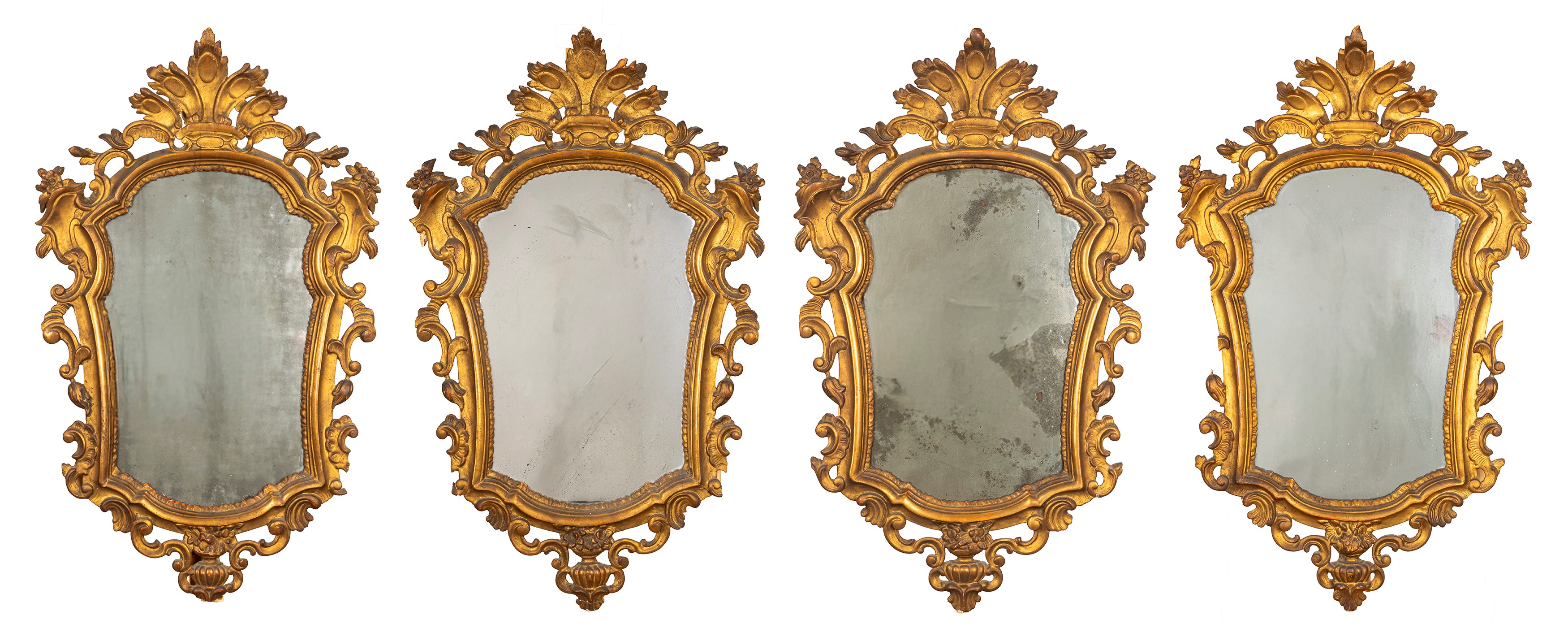 Four eighteenth-century style mirrors | Charms of Art | Finarte, casa d ...