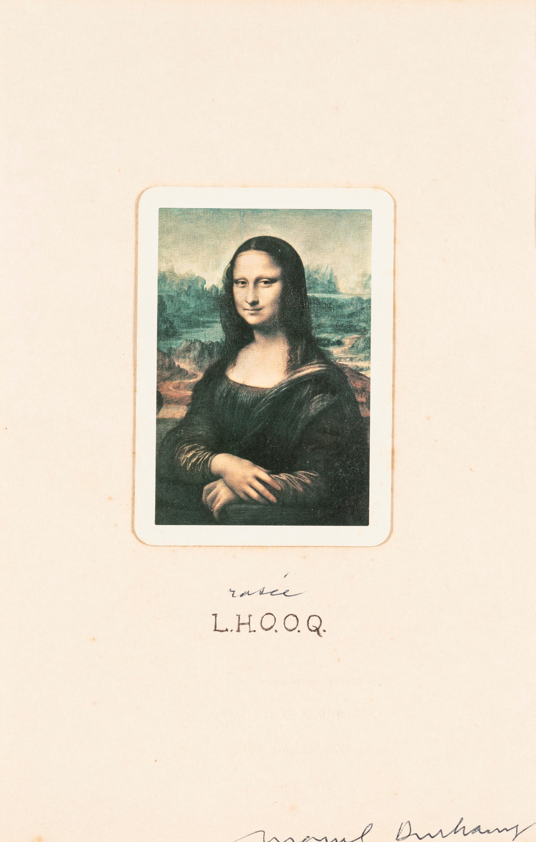 Marcel Duchamp - L.H.O.O.Q Rasée 1965 | Modern & Contemporary Art | Finarte, casa d'aste