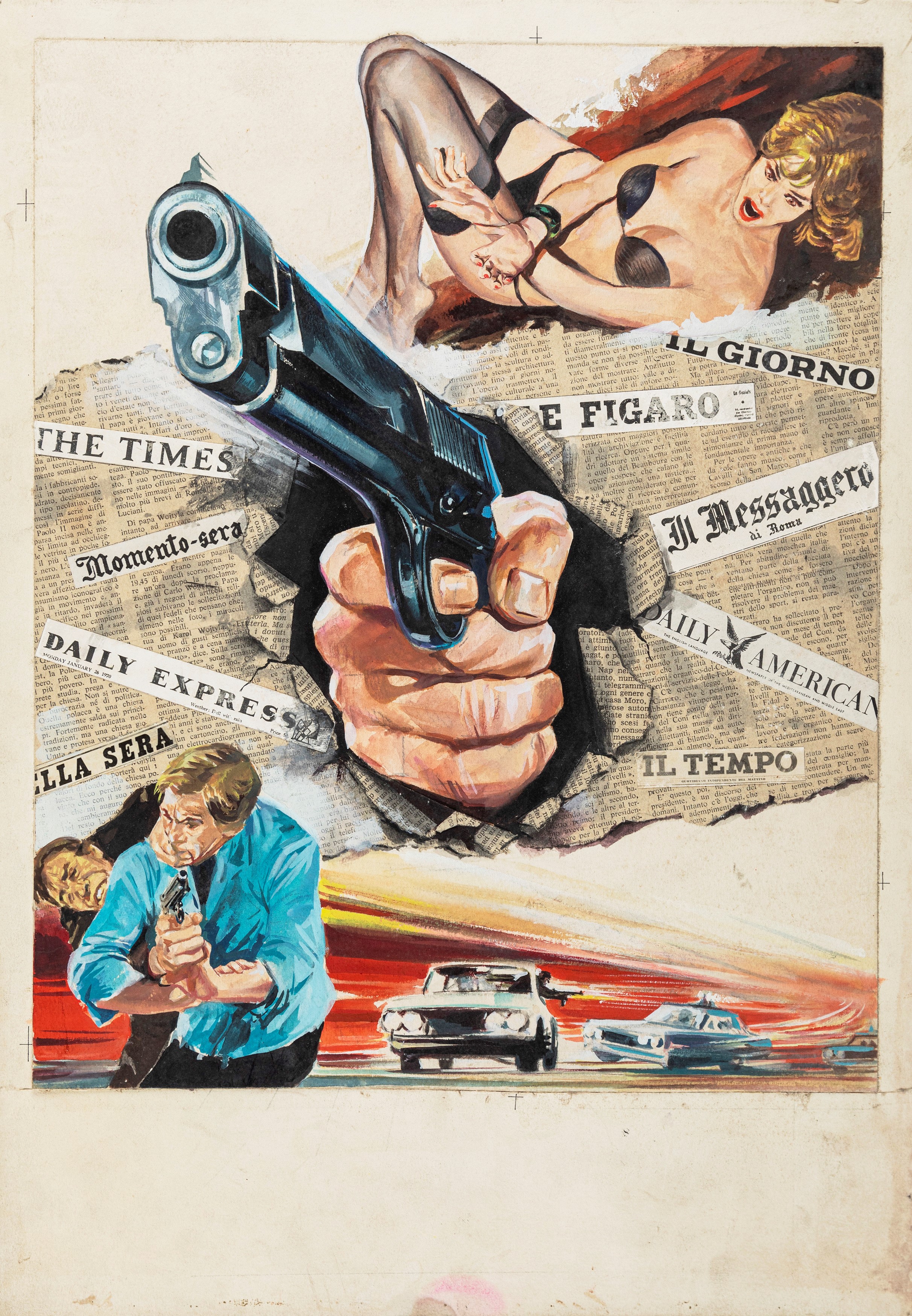 Mario Ferrari - L'important c'est de tuer 1978 | Movie Poster Artworks ...