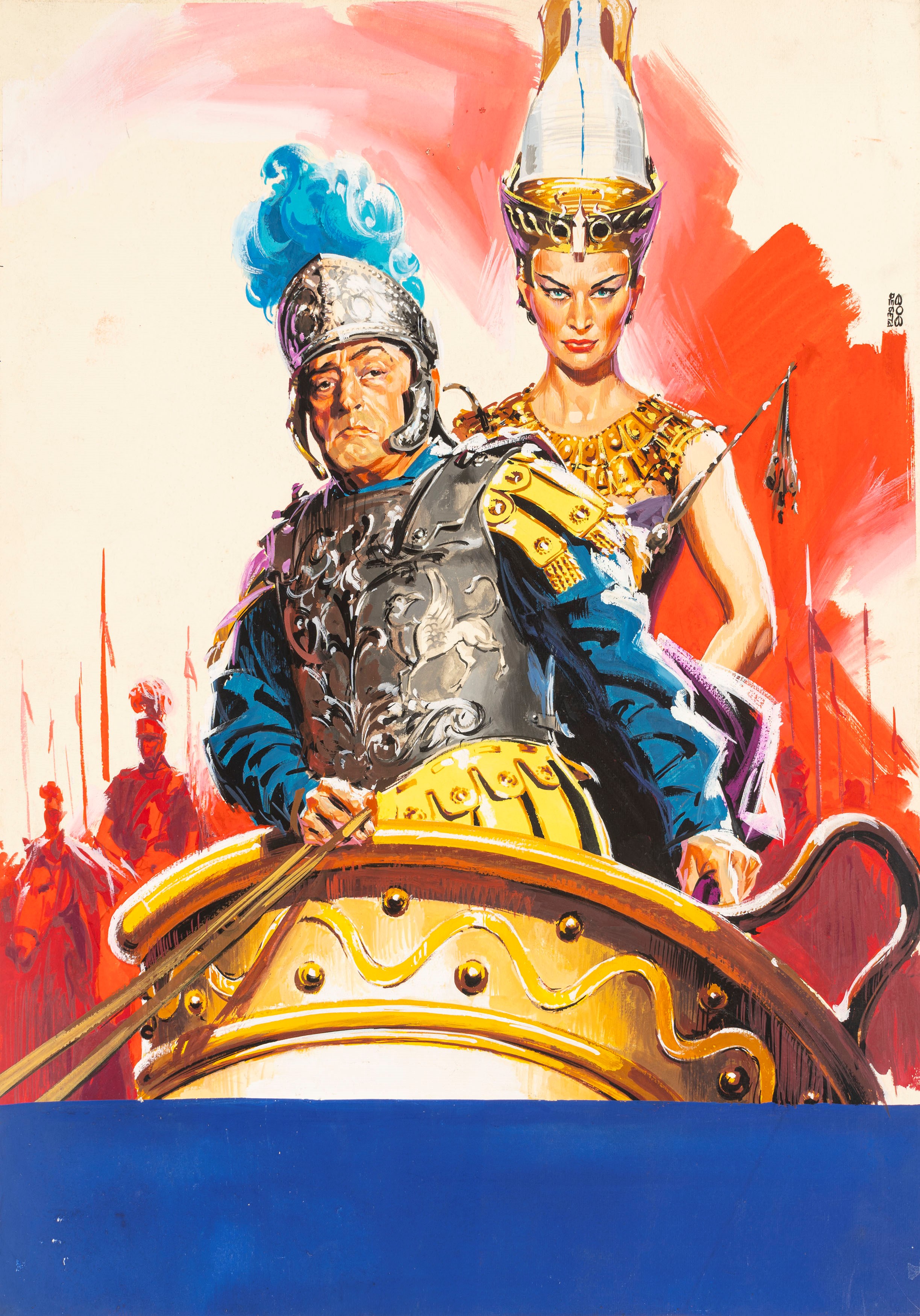 Roberto De Seta - Totò e Cleopatra 1963 | Bozzetti Cinematografici ...