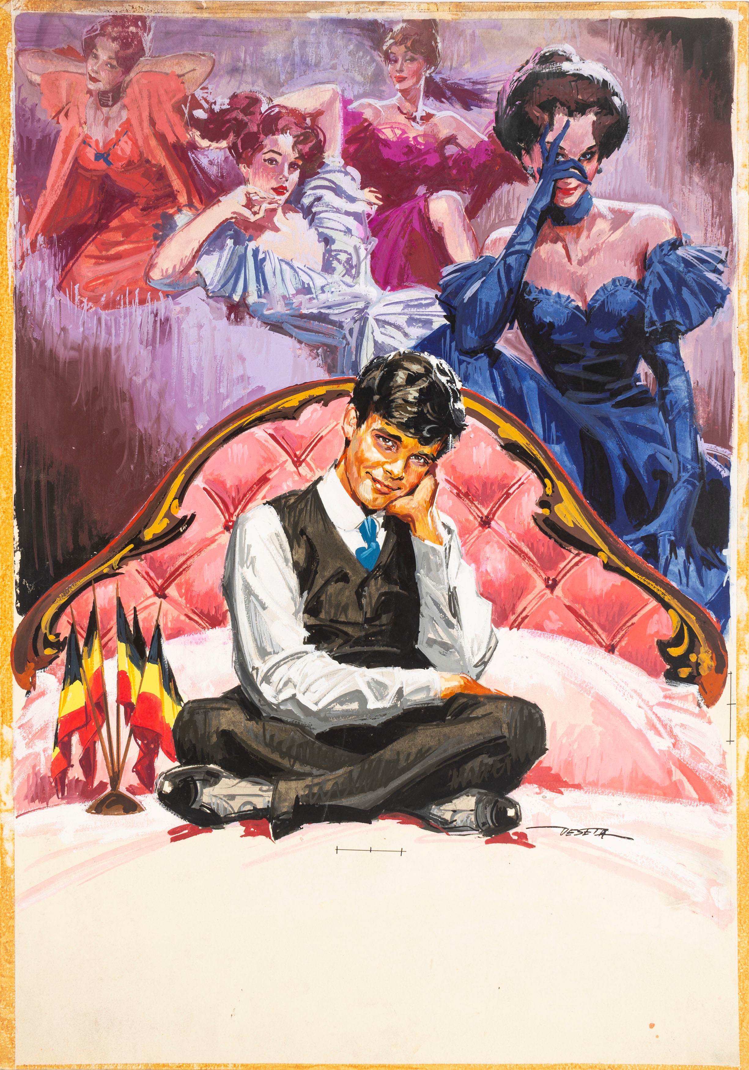 Enrico De Seta - Il letto rosa 1963 | Bozzetti Cinematografici ...