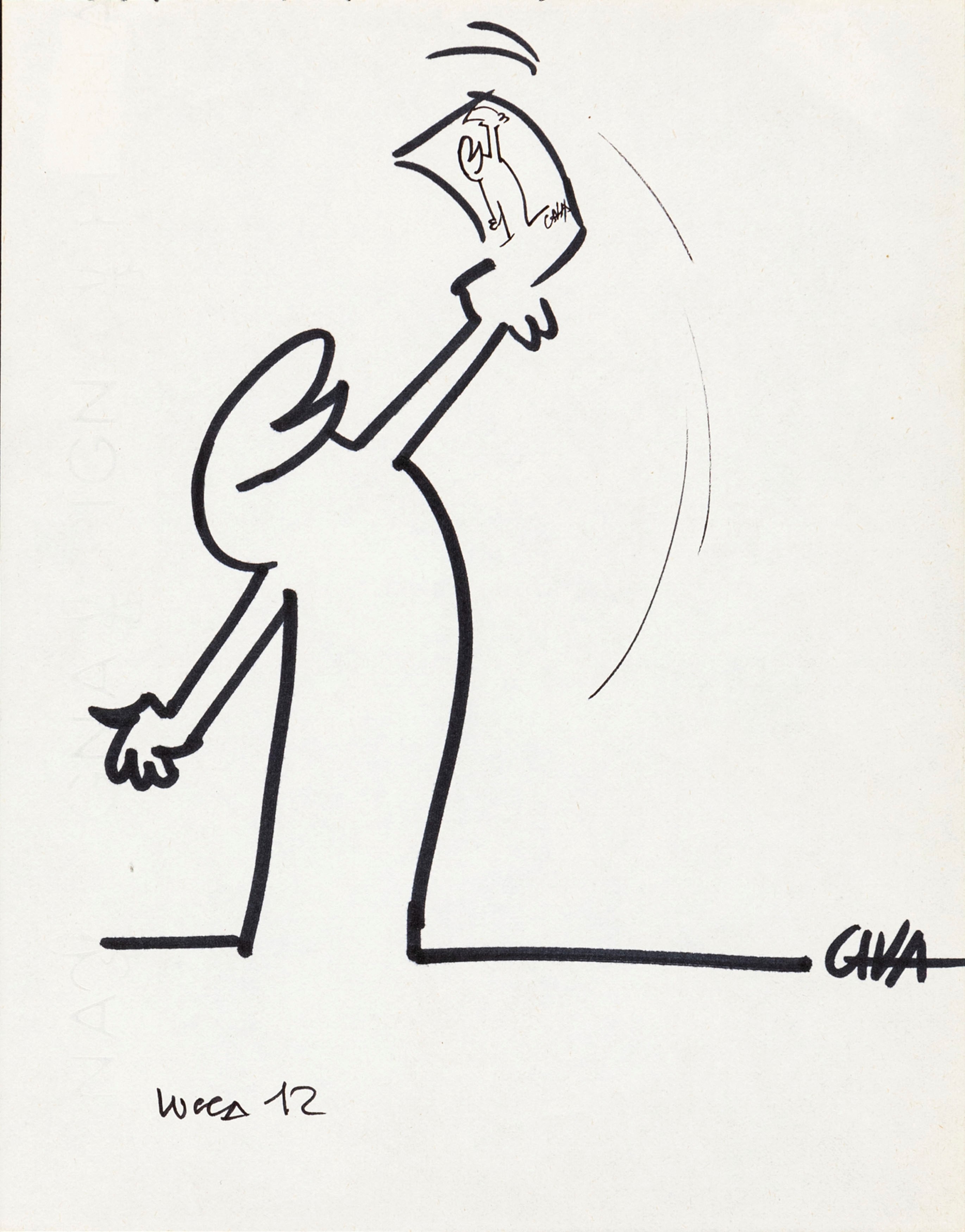 Osvaldo Cavandoli - La Linea 1976 | Fumetti: Tavole e Illustrazioni ...