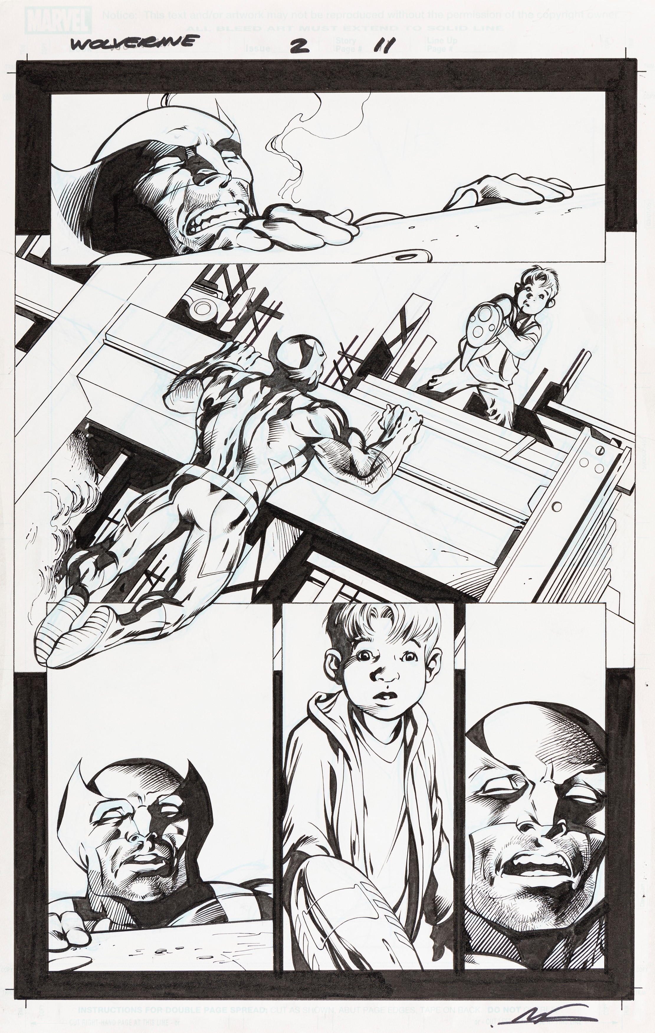 Alan Davis - Wolverine - Hunting Season 2013 | Original Comic Arts ...