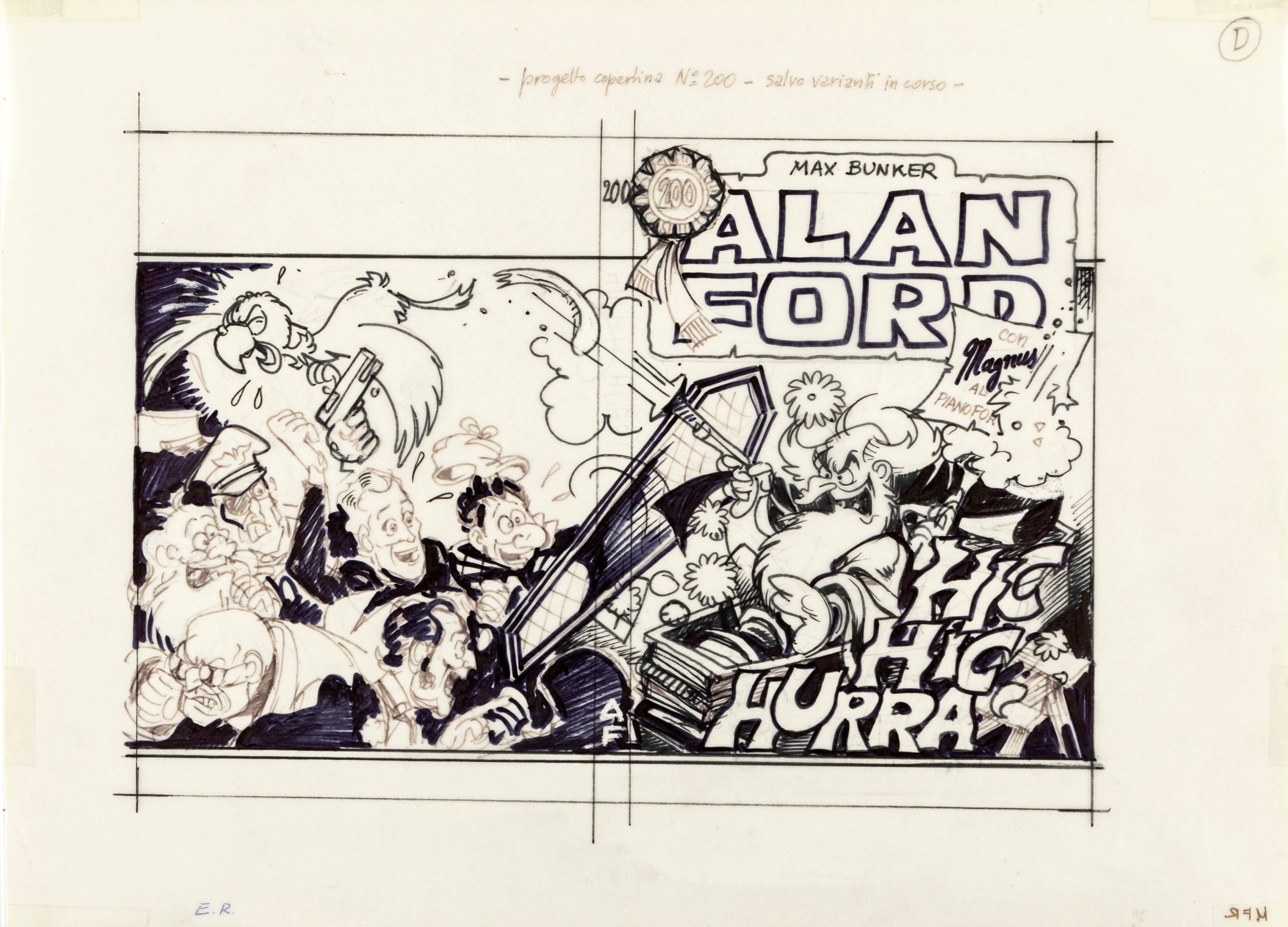 Magnus (Roberto Raviola) - Alan Ford 200 1986 | Fumetti: Tavole e ...