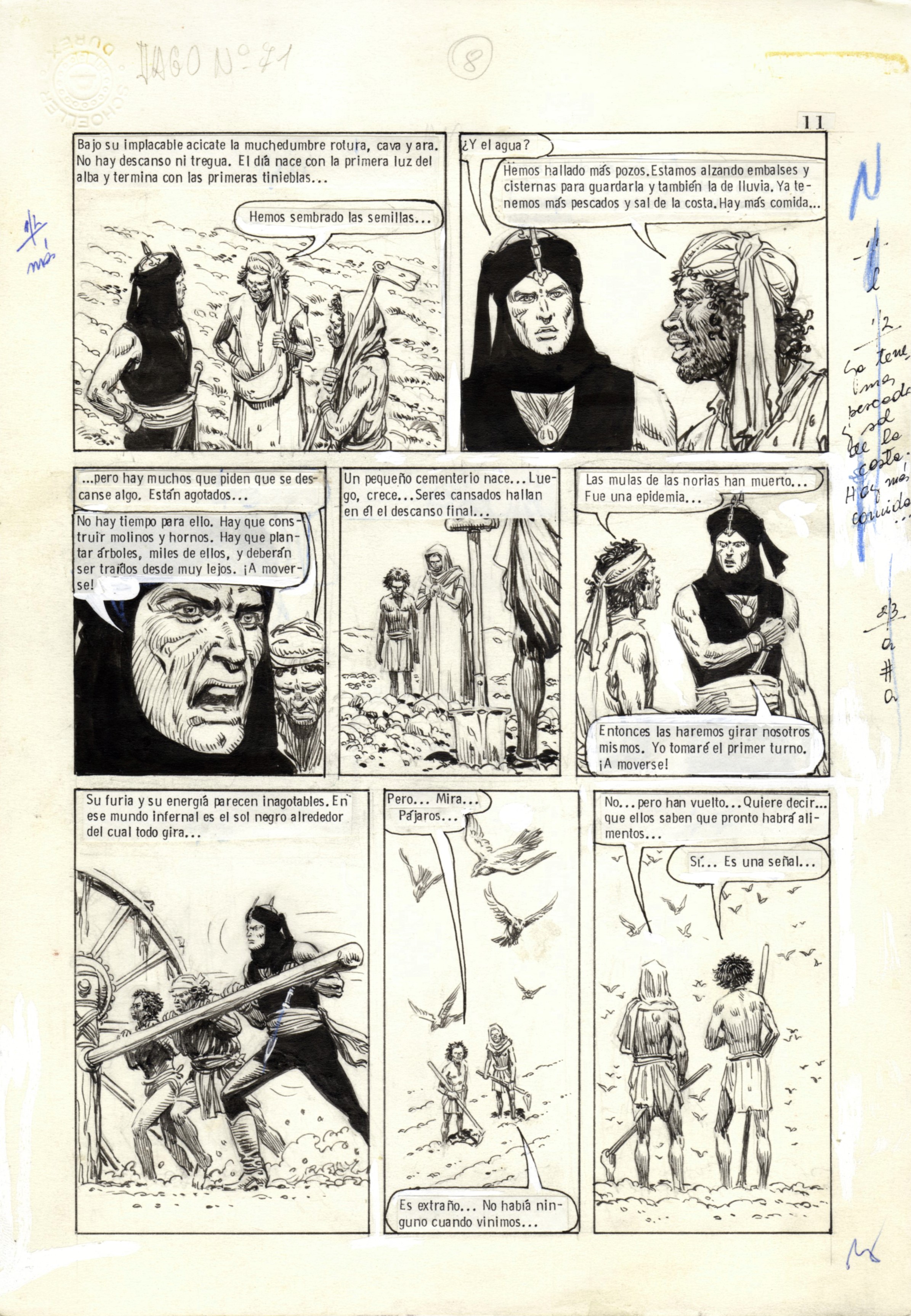 Alberto Salinas - Dago - El valle del Jenizaro 1987 | Original Comic ...