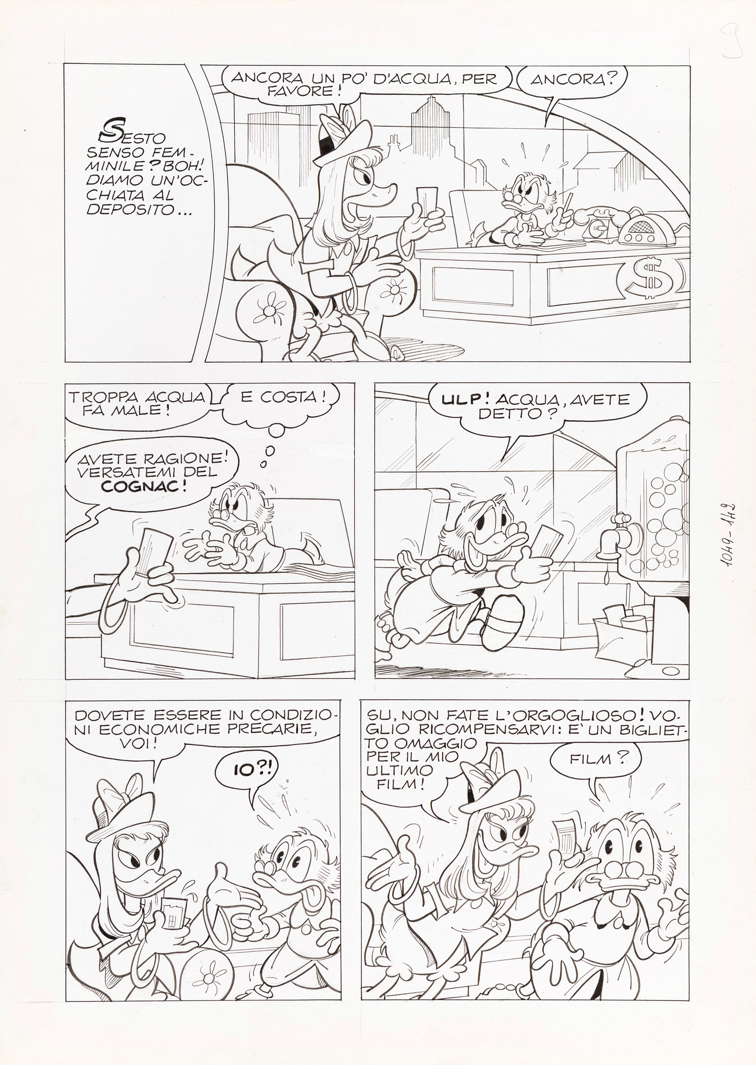 Guido Scala - Zio Paperone e la guerra di cuori 1976 | Original Comic ...