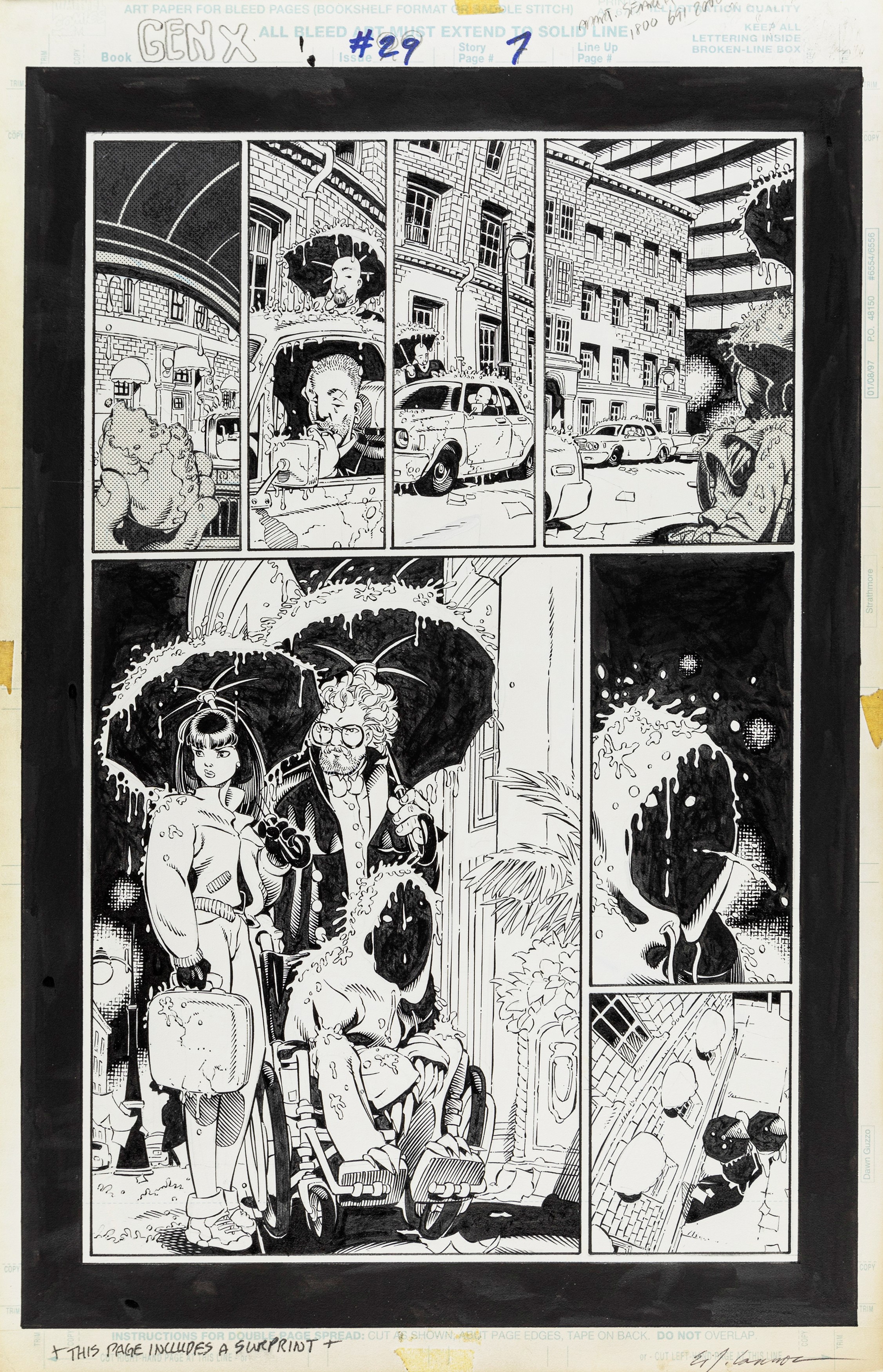 Chris Bachalo - Generation X - No Surrender 1997 | Original Comic Arts & Illustrations | Finarte ...