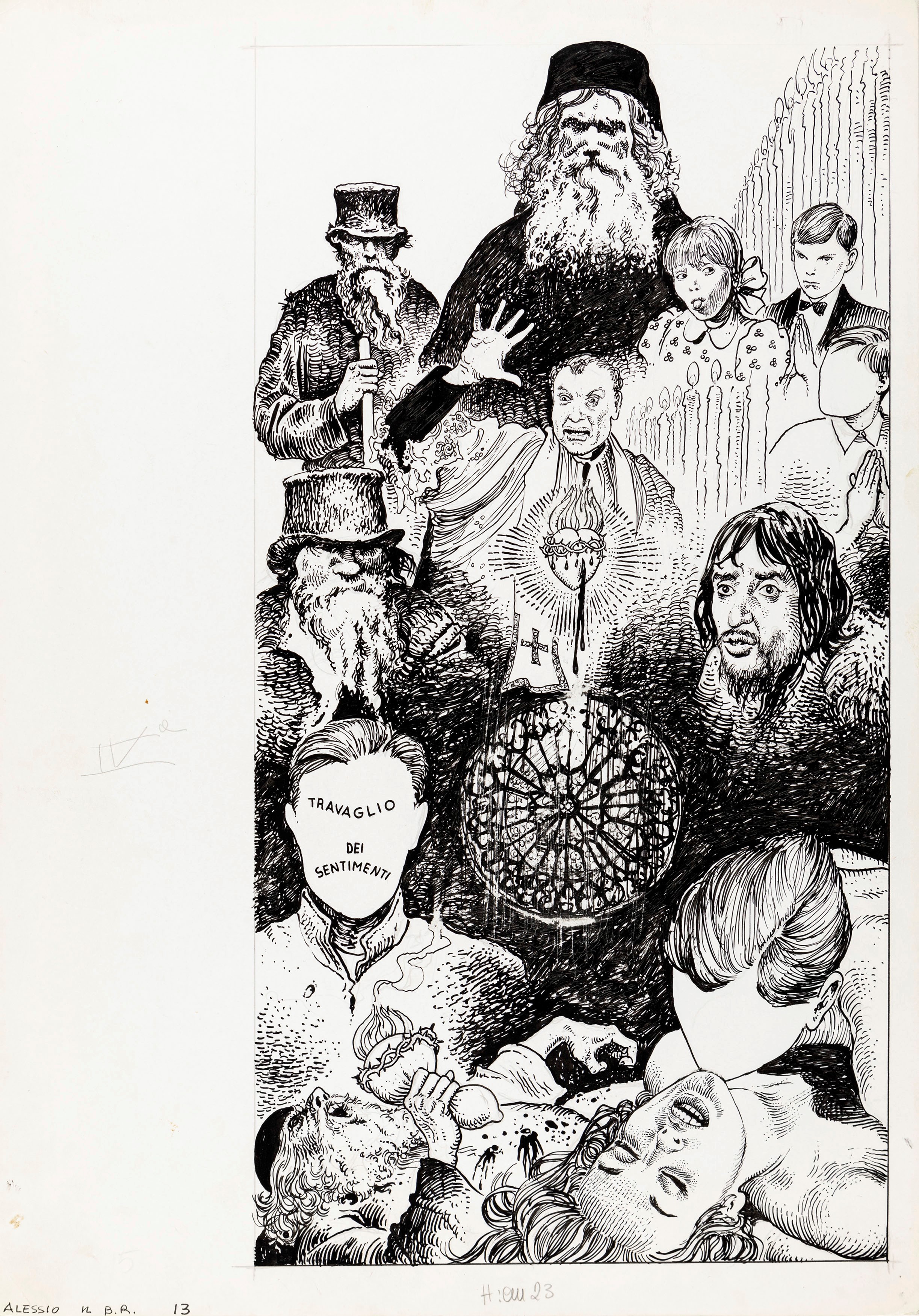 Milo Manara - Alessio il Borghese rivoluzionario 1977 | Fumetti: Tavole ...
