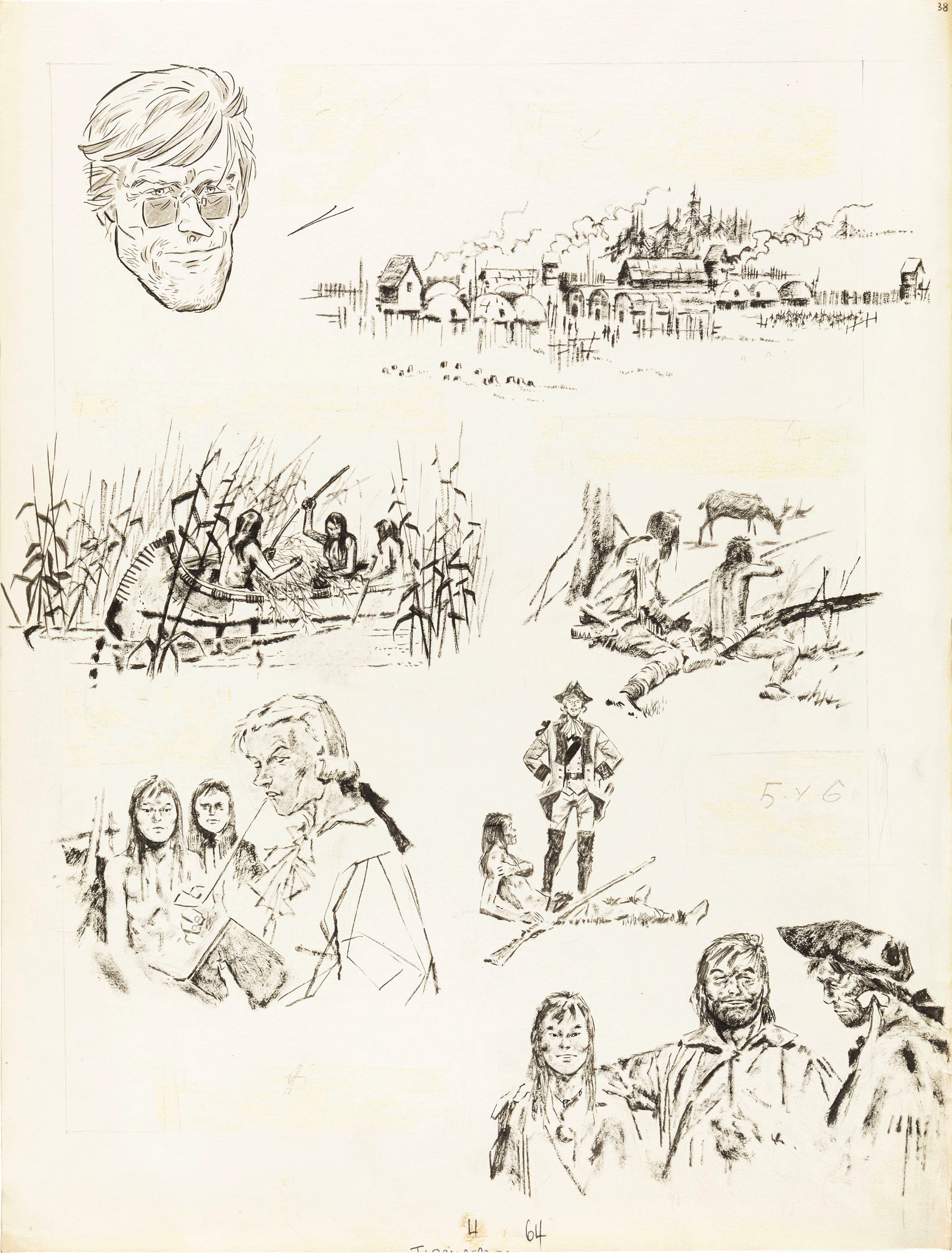 Hugo Pratt - Ticonderoga 1959 | Original Comic Arts & Illustrations ...