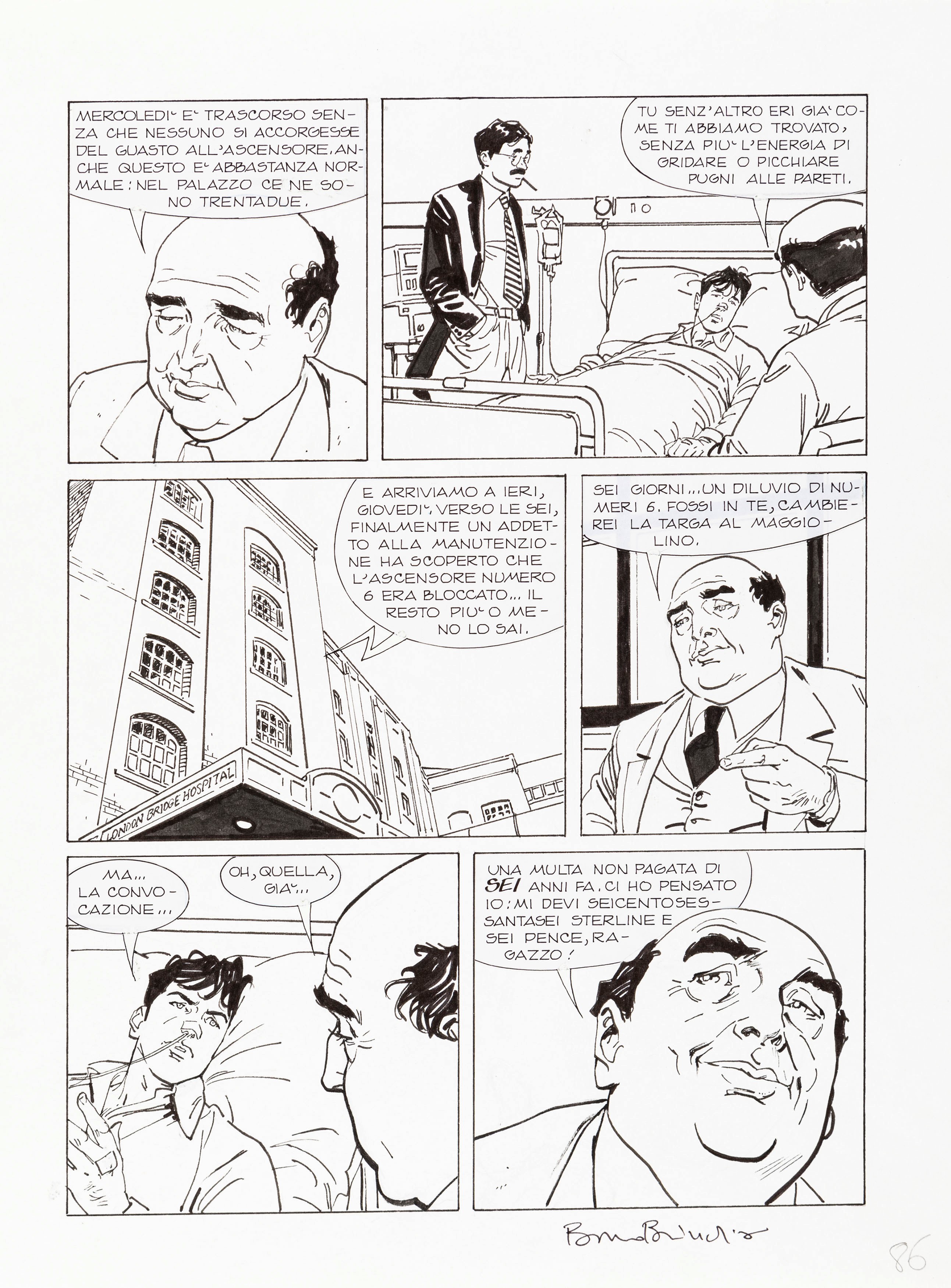 Bruno Brindisi - Dylan Dog - Ascensore per l'Inferno 2007 | Original ...