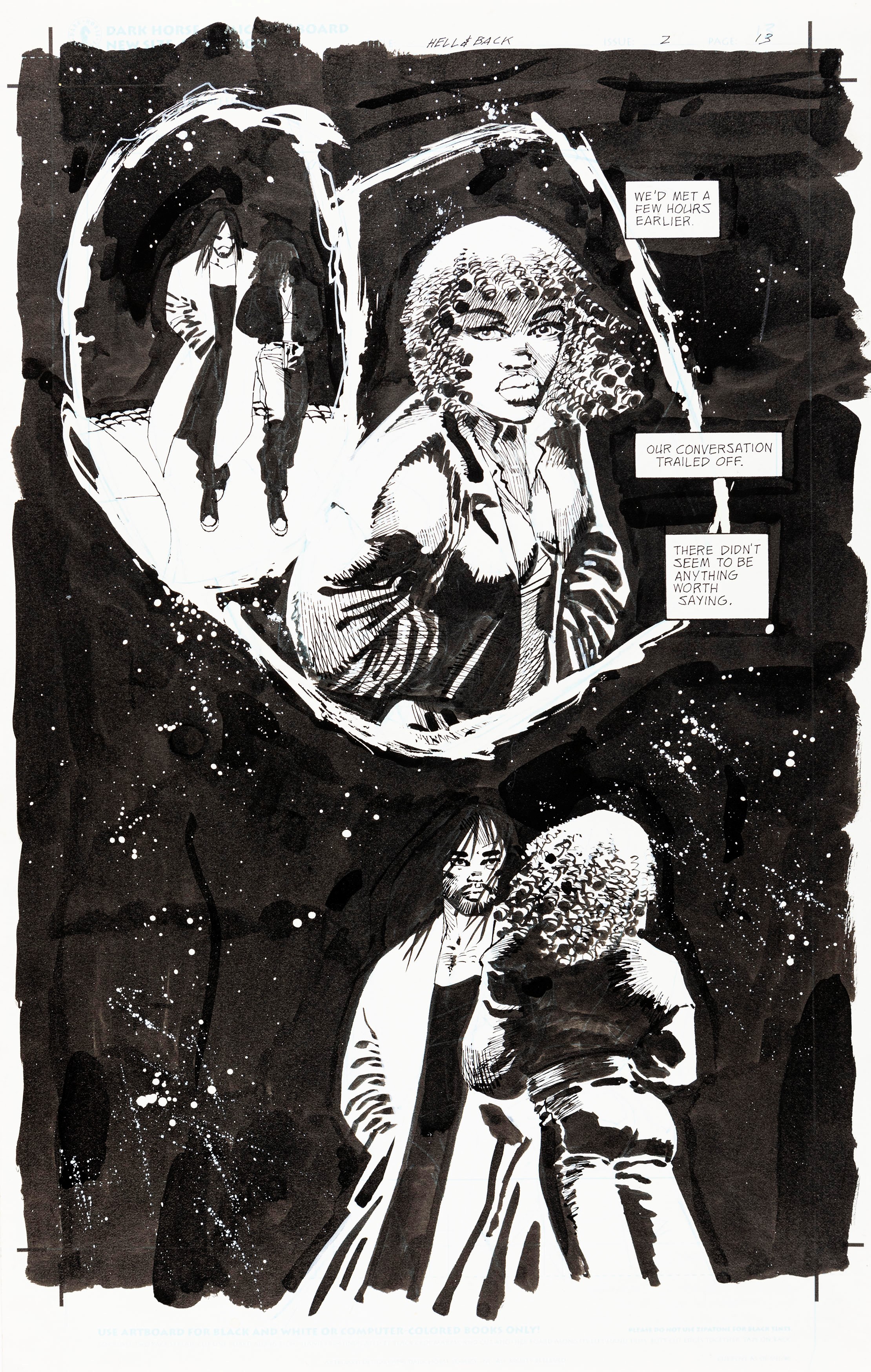 Frank Miller - Sin City - Hell and Back 1999 | Original Comic Arts ...