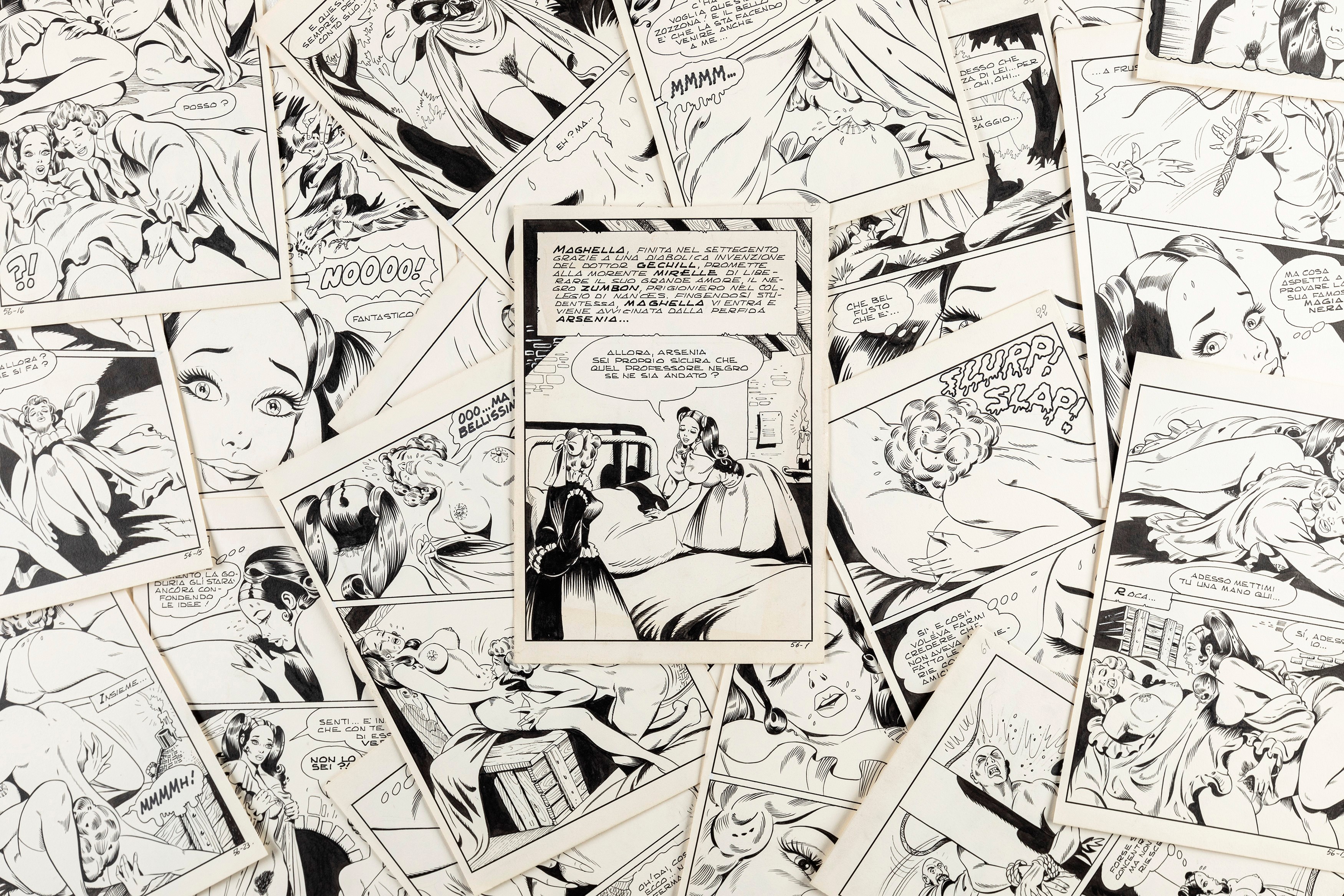 Dino Leonetti - Maghella - Paraponzi Ponzipò 1976 | Comic Art: Master ...