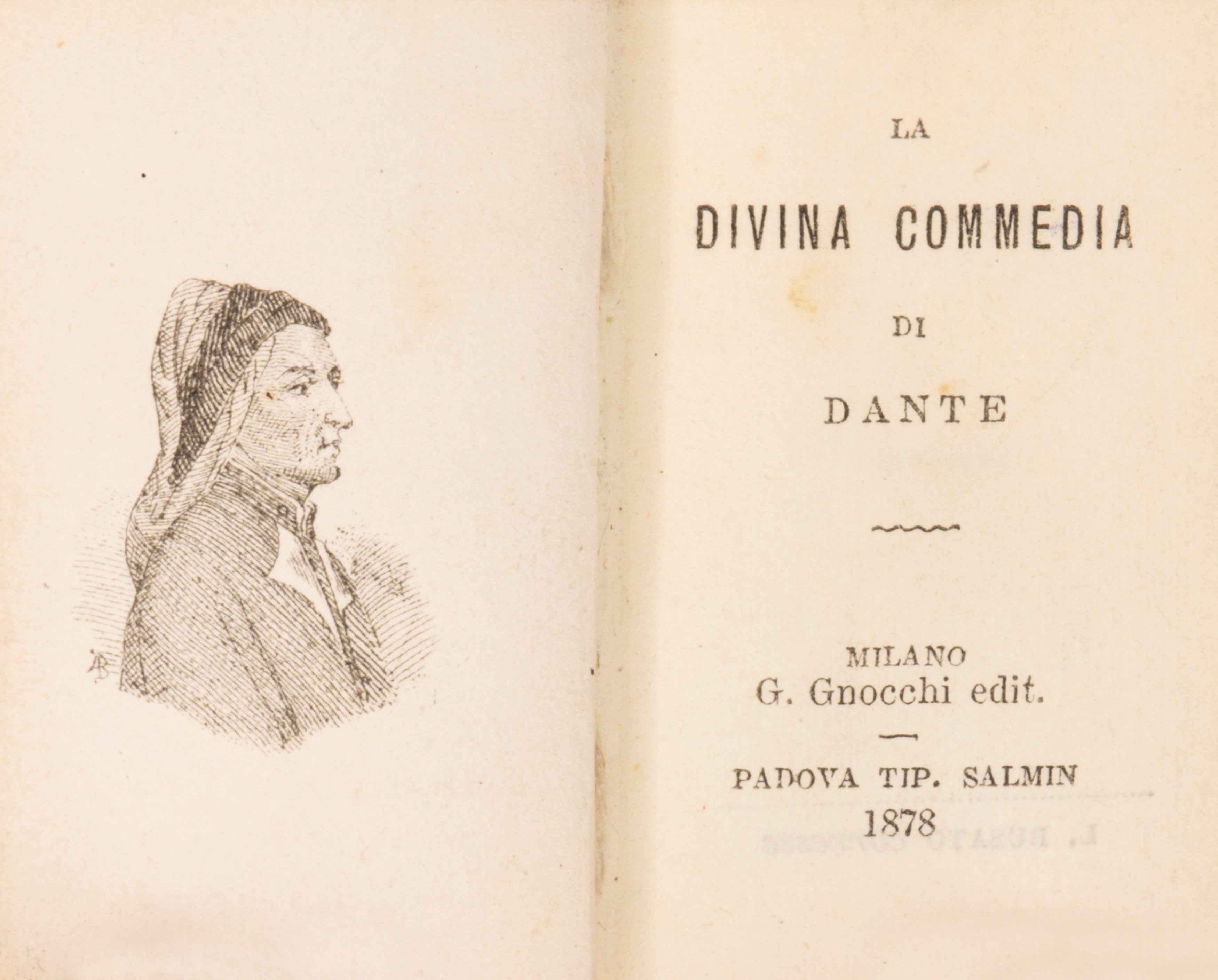 Alighieri, Dante - La Divina Commedia di Dante 1878 | Libri, Autografi ...