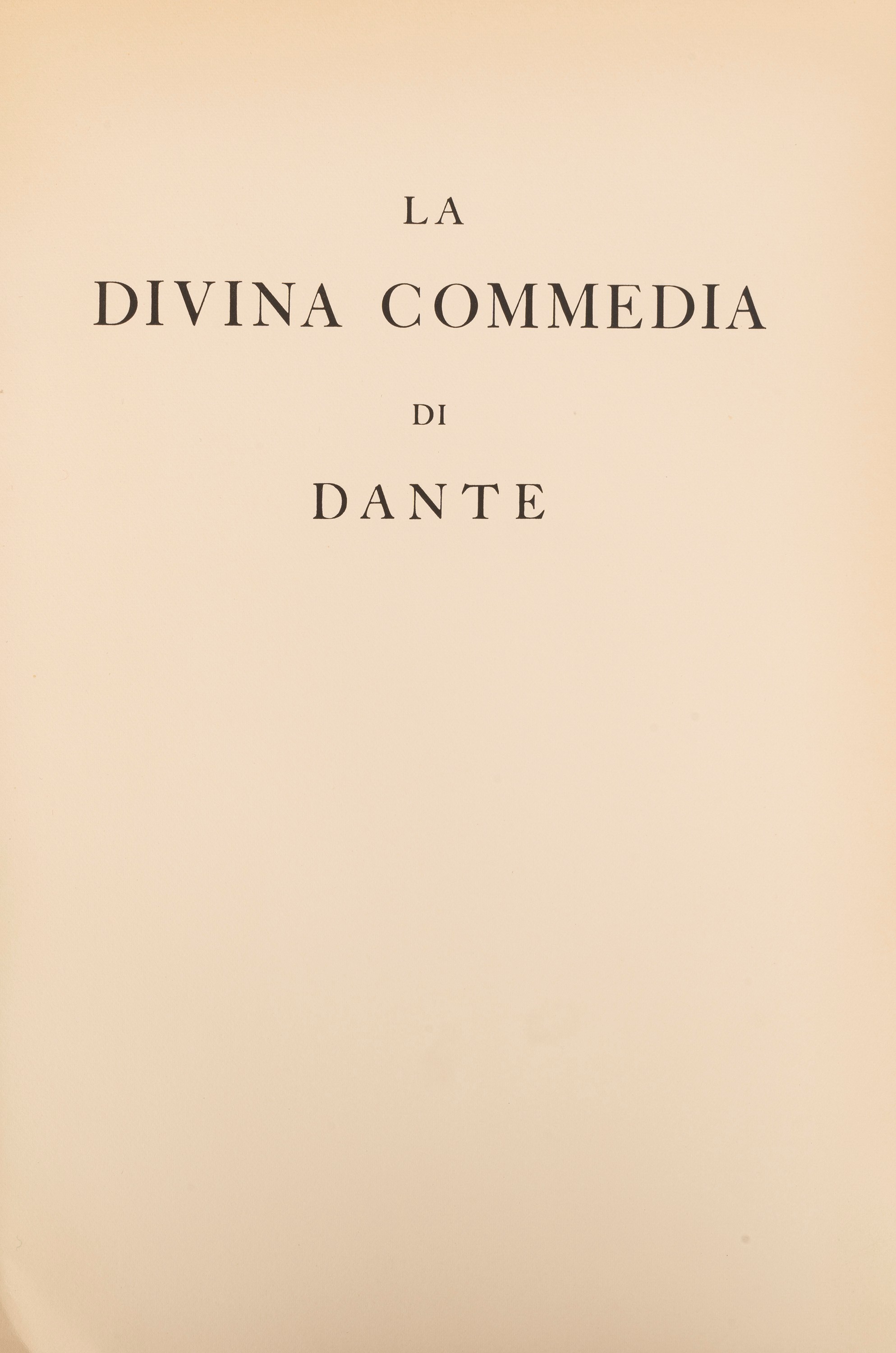 Alighieri, Dante - La Divina Commedia di Dante 1939 | Libri, Autografi ...