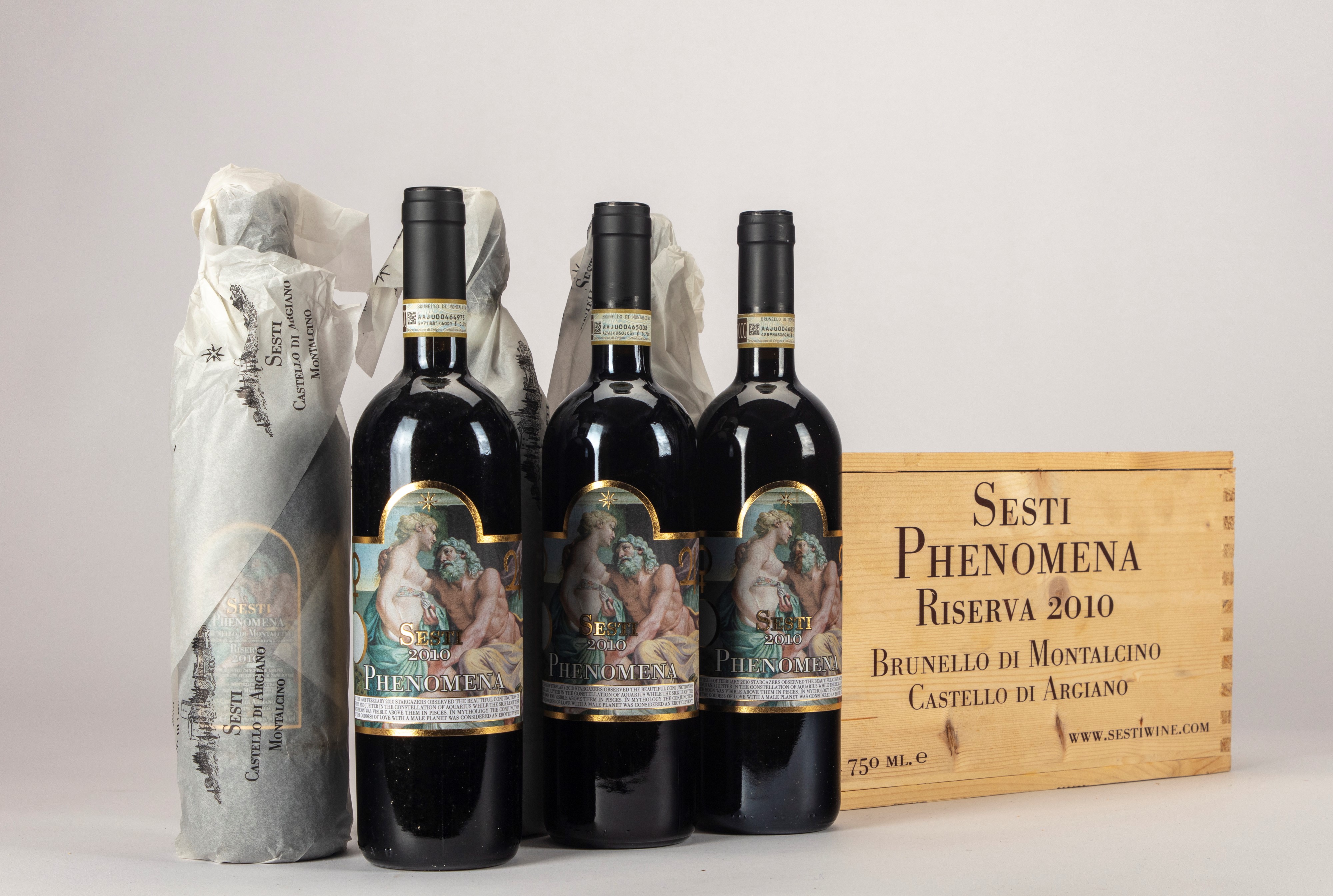 Italia - Sesti BRUNELLO DI MONTALCINO PHENOMENA RISERVA (6 BT) 2010 ...