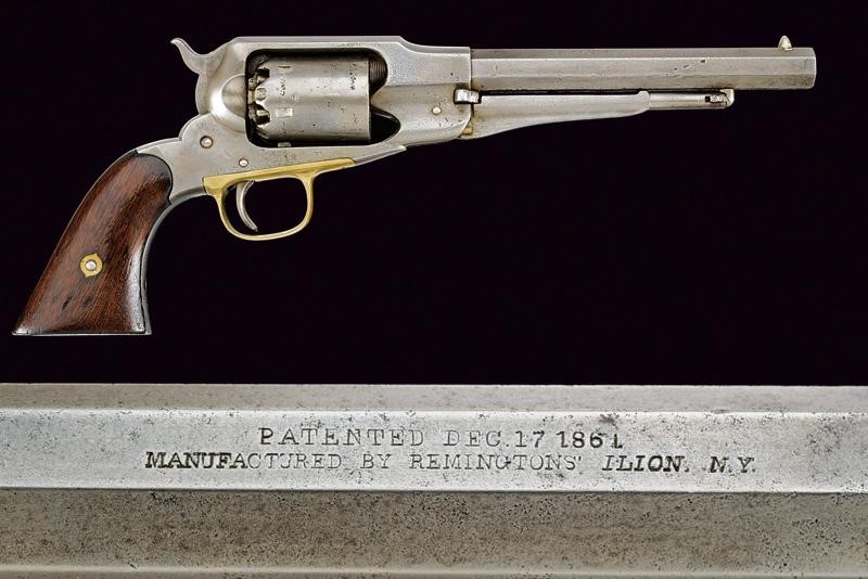 A Remington 1861 Navy Revolver "Old Model Navy" 1862 | Fine Antique ...