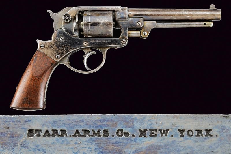 A martially marked Starr Arms Co. D.A. 1858 Army Revolver 1850/60 ...