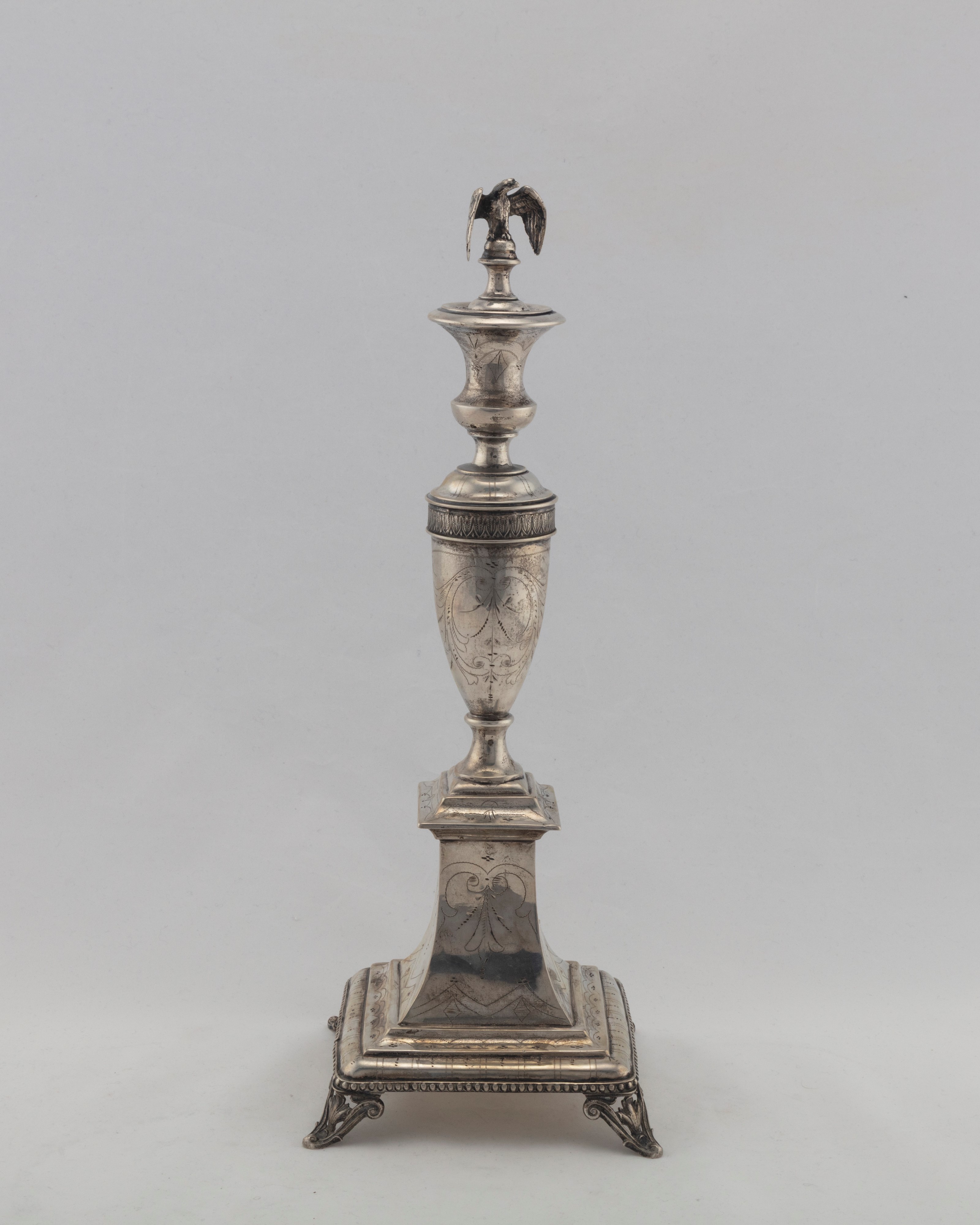 Candeliere Vienna, fine secolo XIX | Argenti Antichi e da Collezione ...