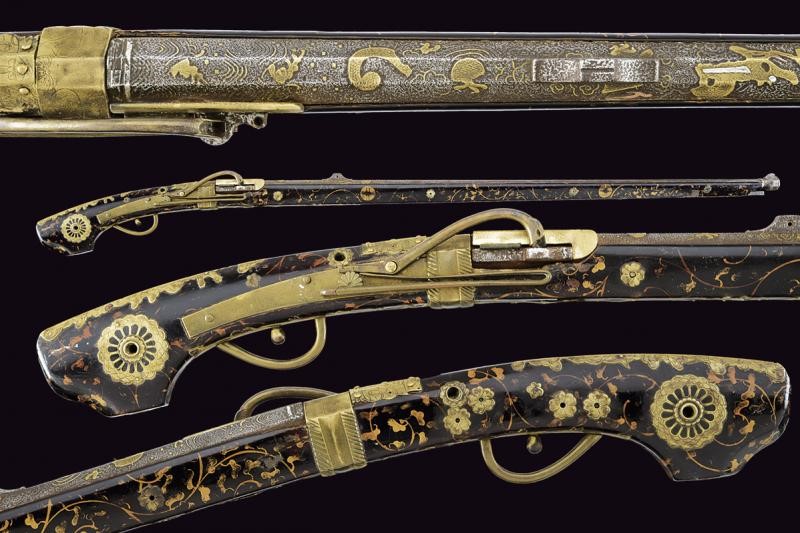 An interesting matchlock teppo 19th Century | The Antique Arms ...