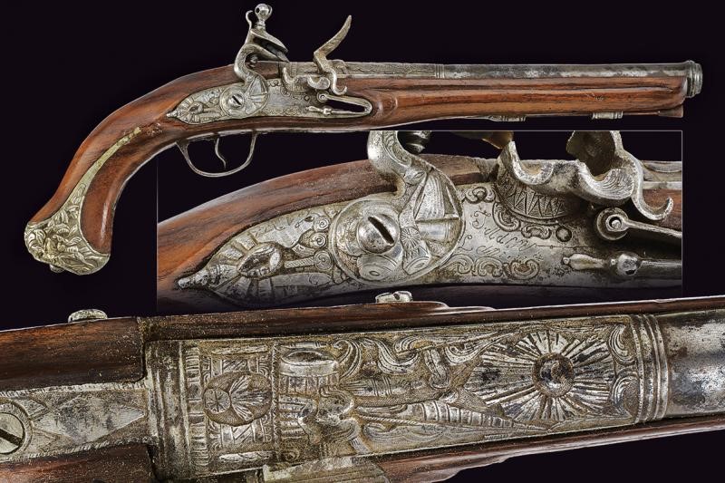 Pistola a pietra focaia Metà del XIX Secolo | La Collezione di Armi ...