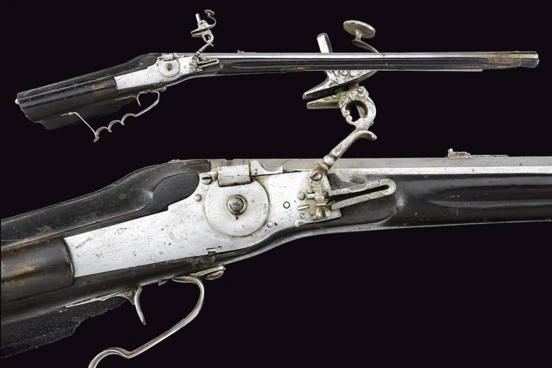 A wheel-lock rifle late 17th Century | The Antique Arms Collection of a ...
