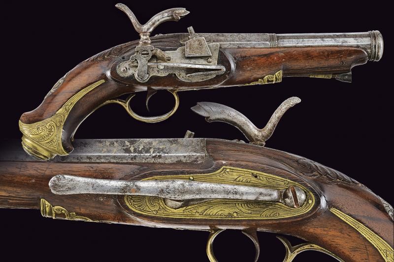 A miquelet percussion travelling pistol Mid 19th Century | The Antique ...