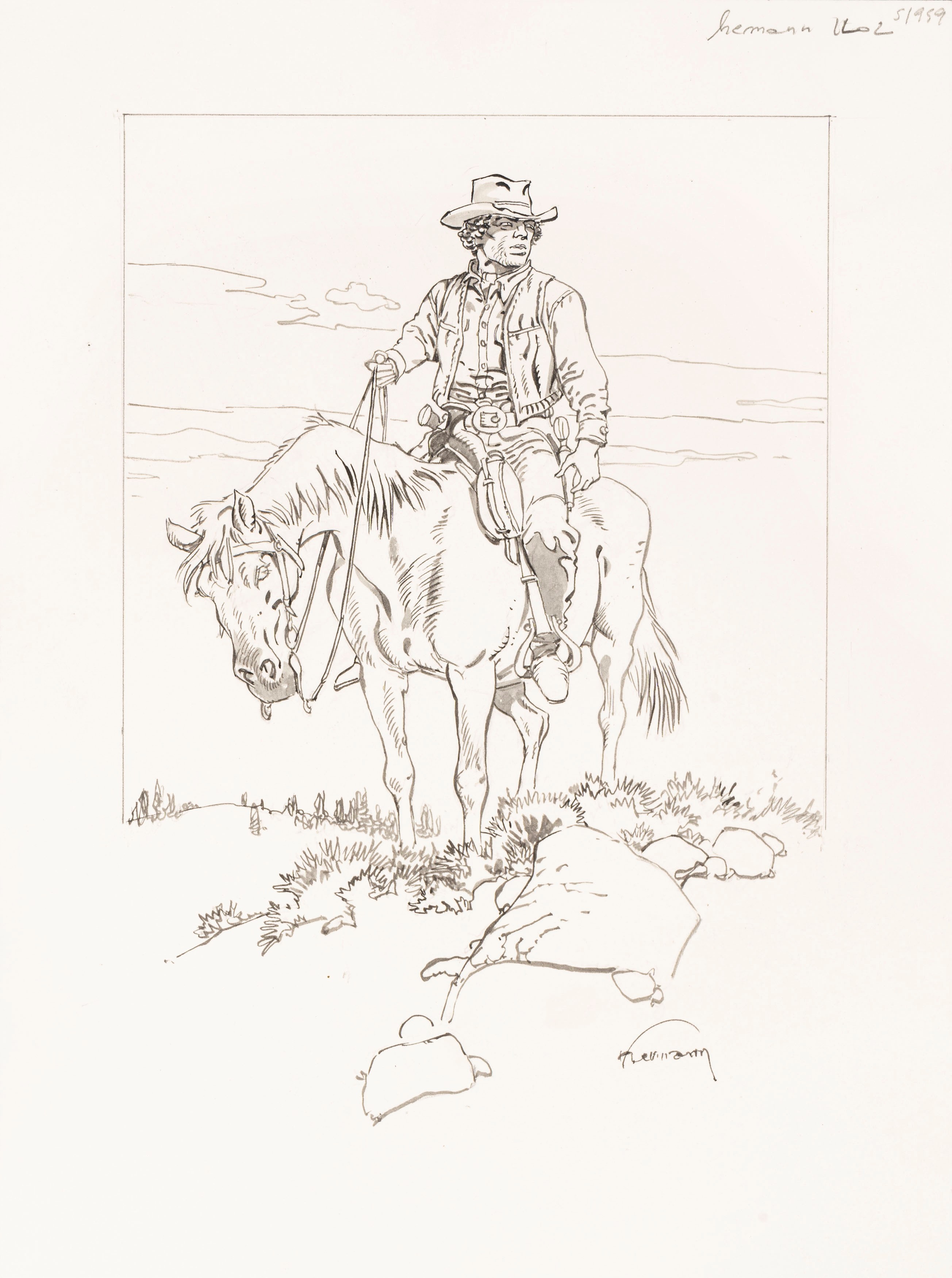 Hermann (Hermann Huppen) - Comanche 90s | Masters of Comic Art: Oliva ...