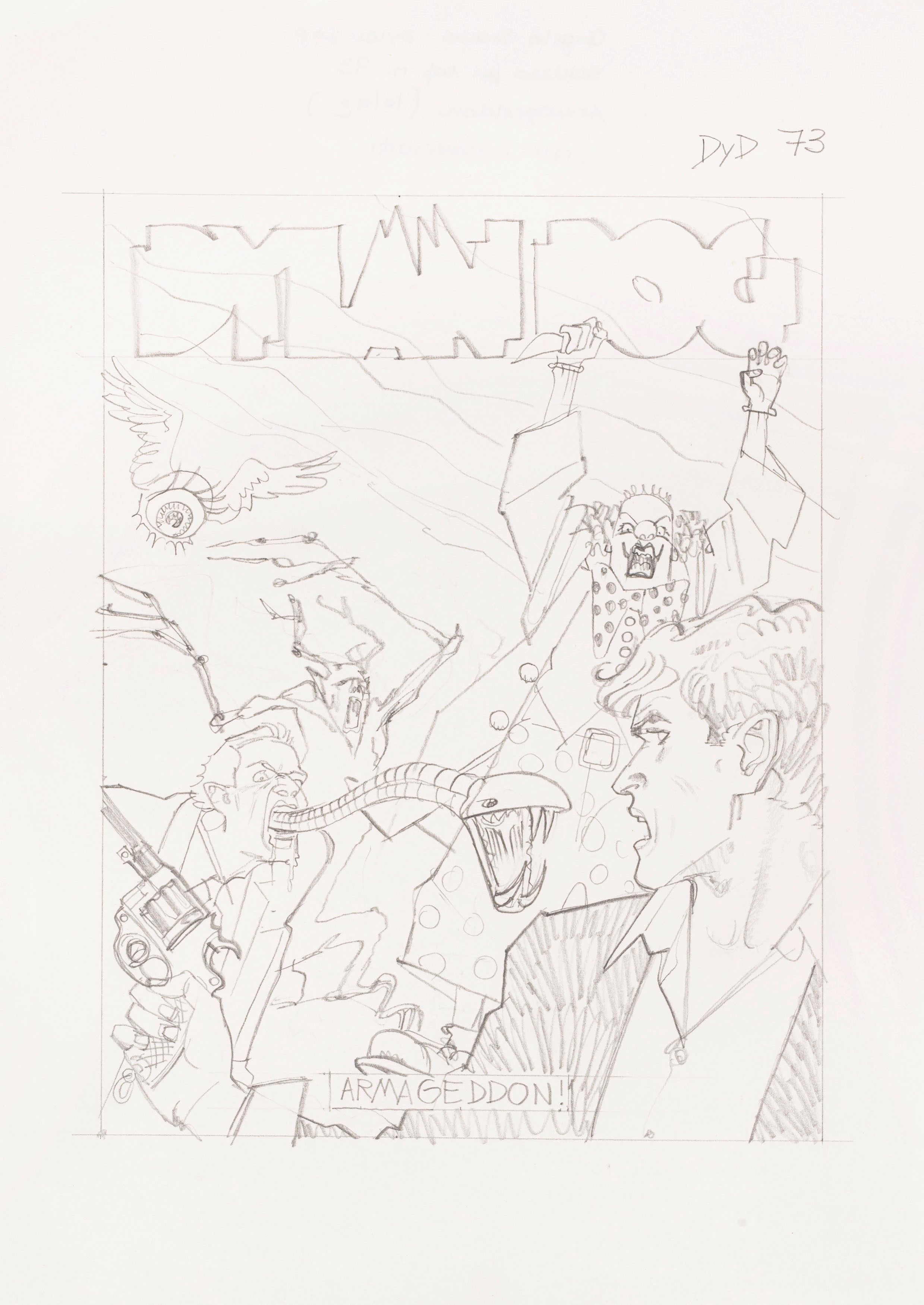 Angelo Stano - Dylan Dog - Armageddon! 1992 | Masters of Comic Art ...