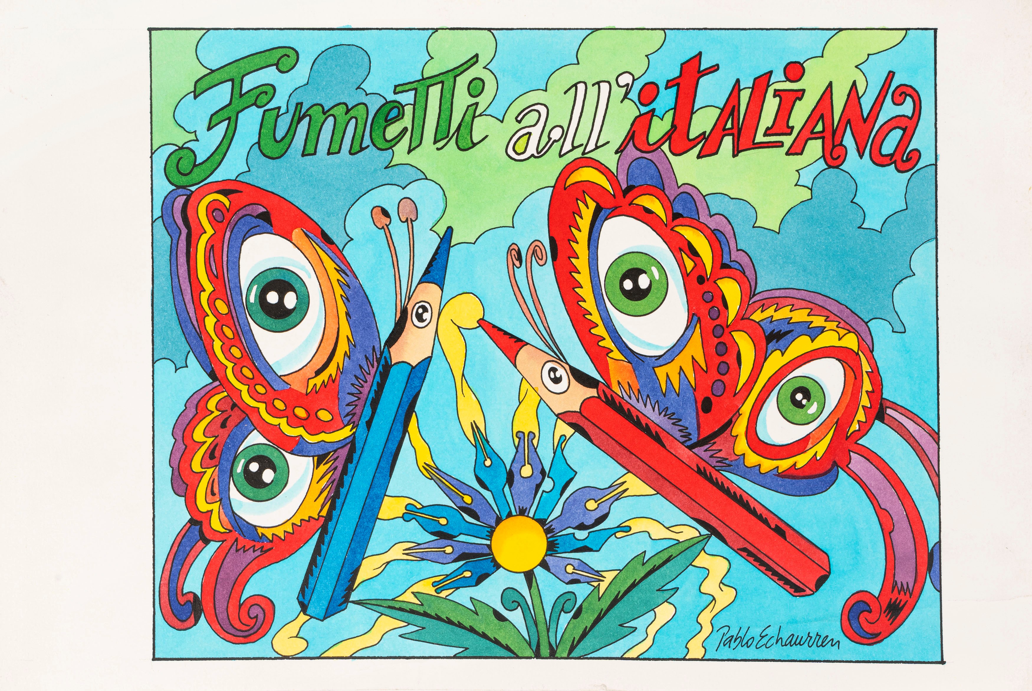 Pablo Echaurren - Fumetti all'italiana 1989 | Masters of Comic Art ...