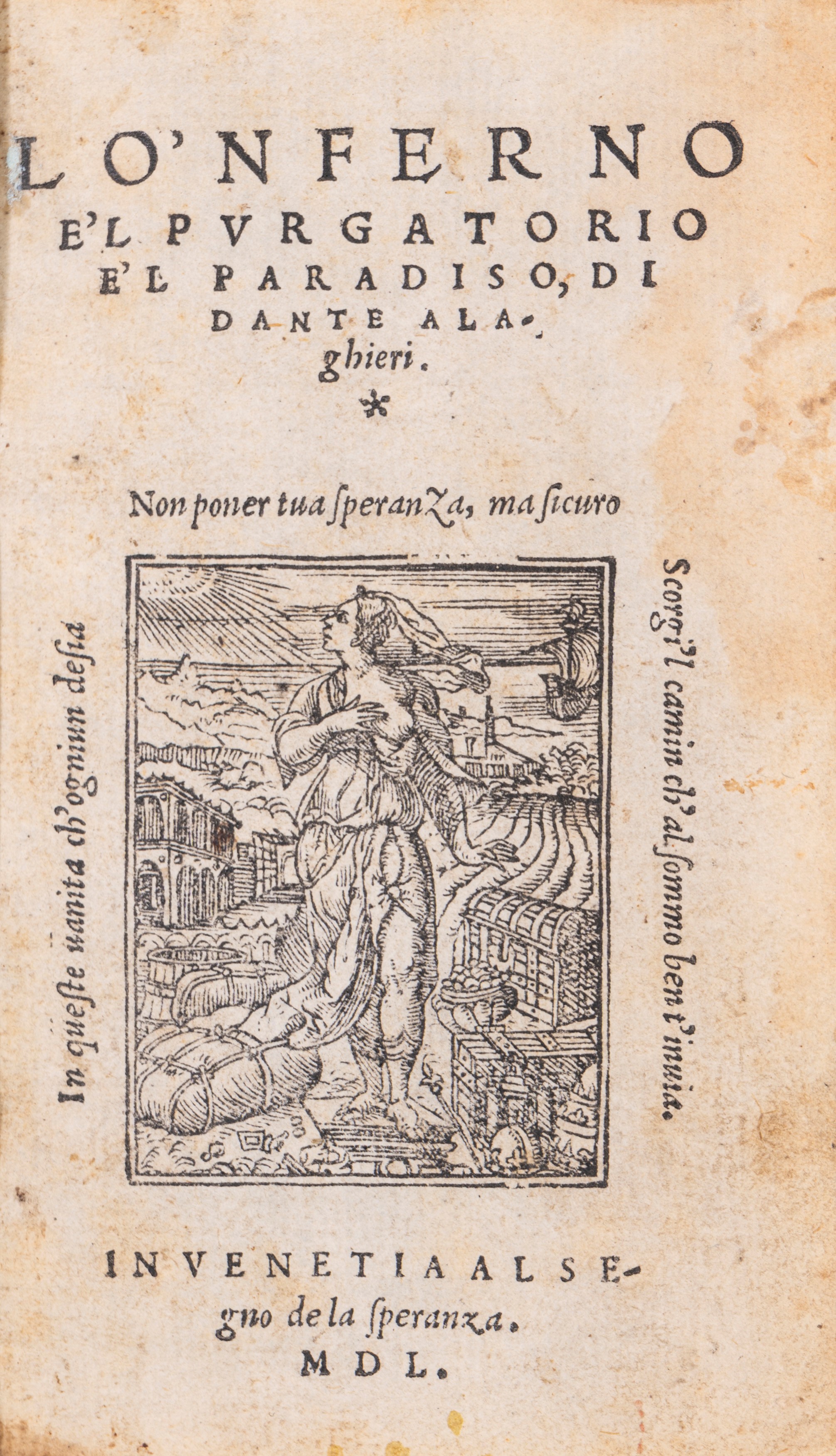 Alighieri, Dante - Lo 'Nferno e 'l Purgatorio e 'l Paradiso di Dante ...