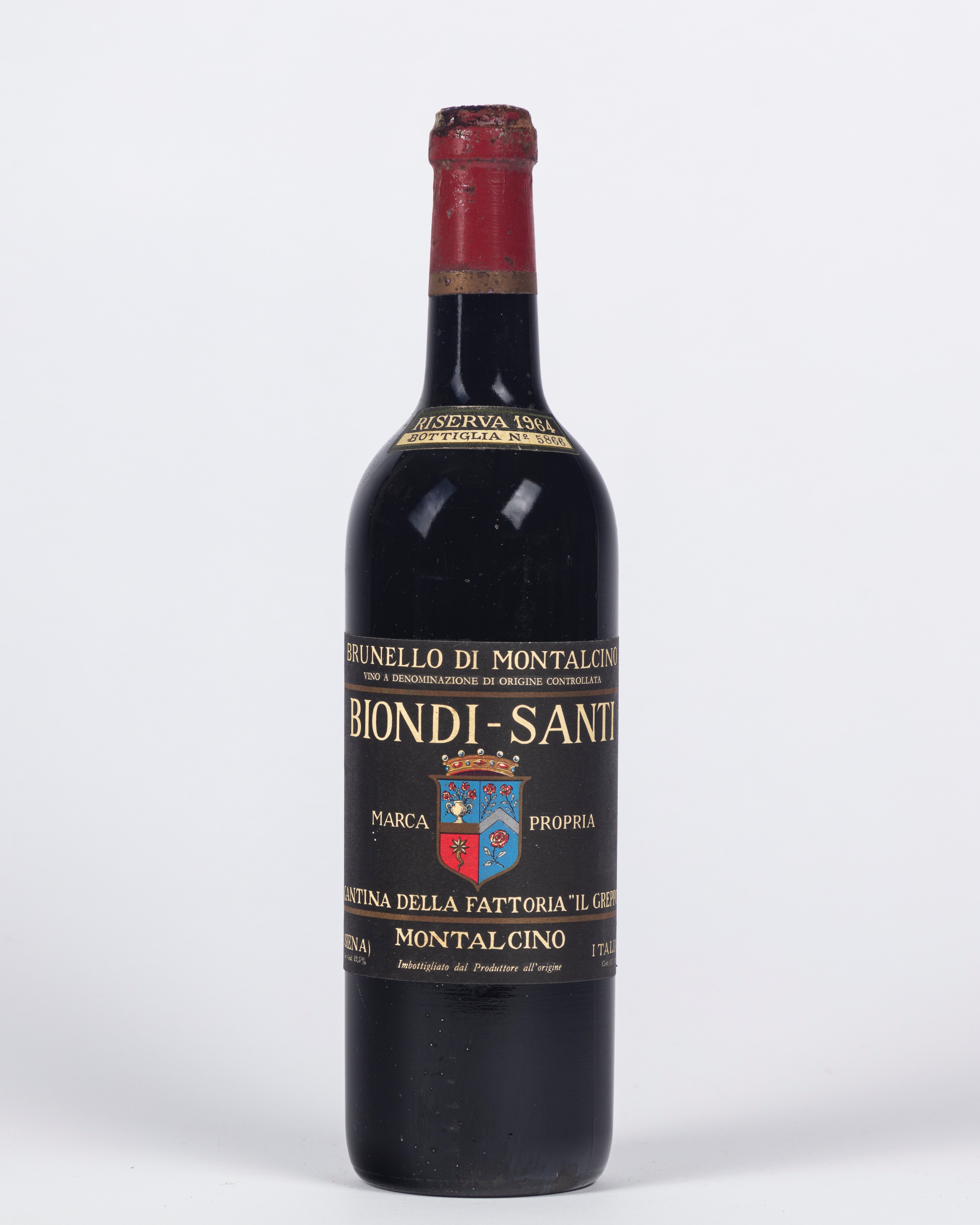 Italia - Biondi Santi Brunello di Montalcino Riserva (BT 1) 1964 | The ...