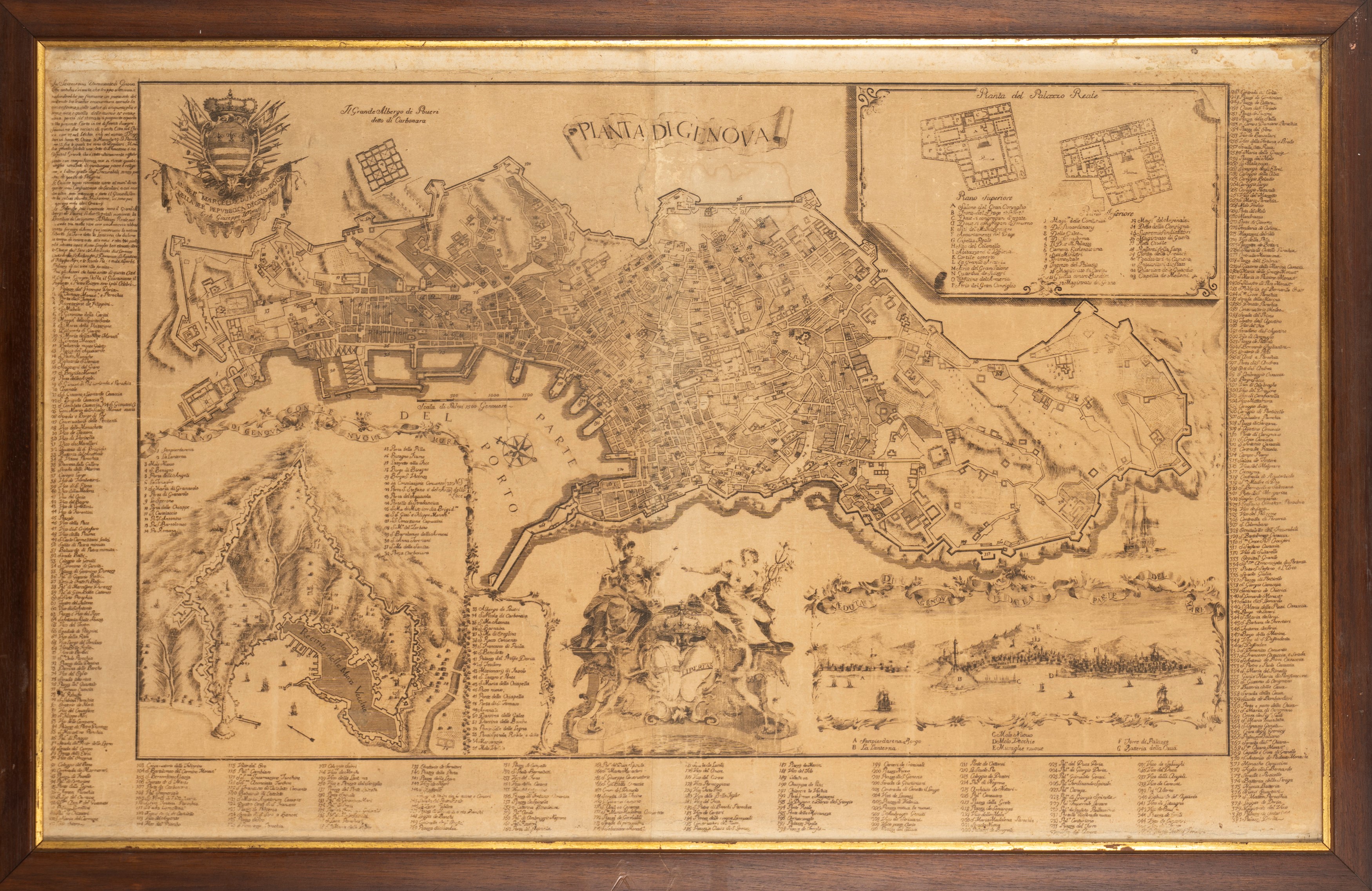 Map of Genoa 1757 | Maps of Liguria and Corsica | Finarte, casa d'aste