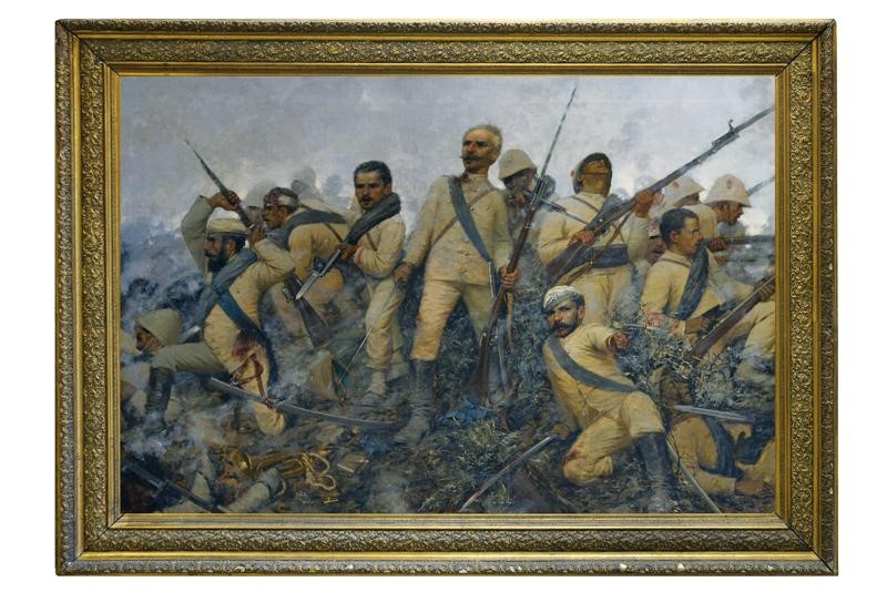 "De Cristofori's Last Stand at the Battle of Dogali" 1889 | Fine ...