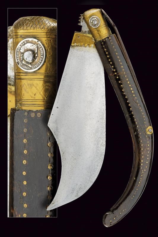 A navaja Terzo quarto del XIX Secolo | Fine Antique Arms and Armour ...