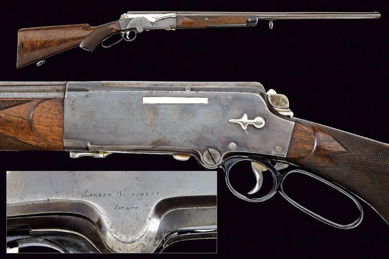 A rare Larsen & Winterros lever action shotgun 1885 circa | Fine ...