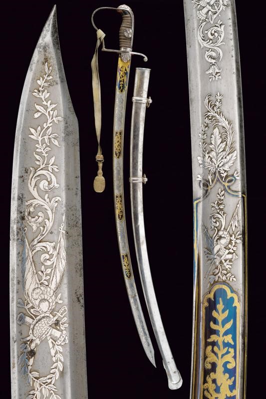 An officer's sabre with beautiful blade 1840 circa | Fine Antique Arms ...