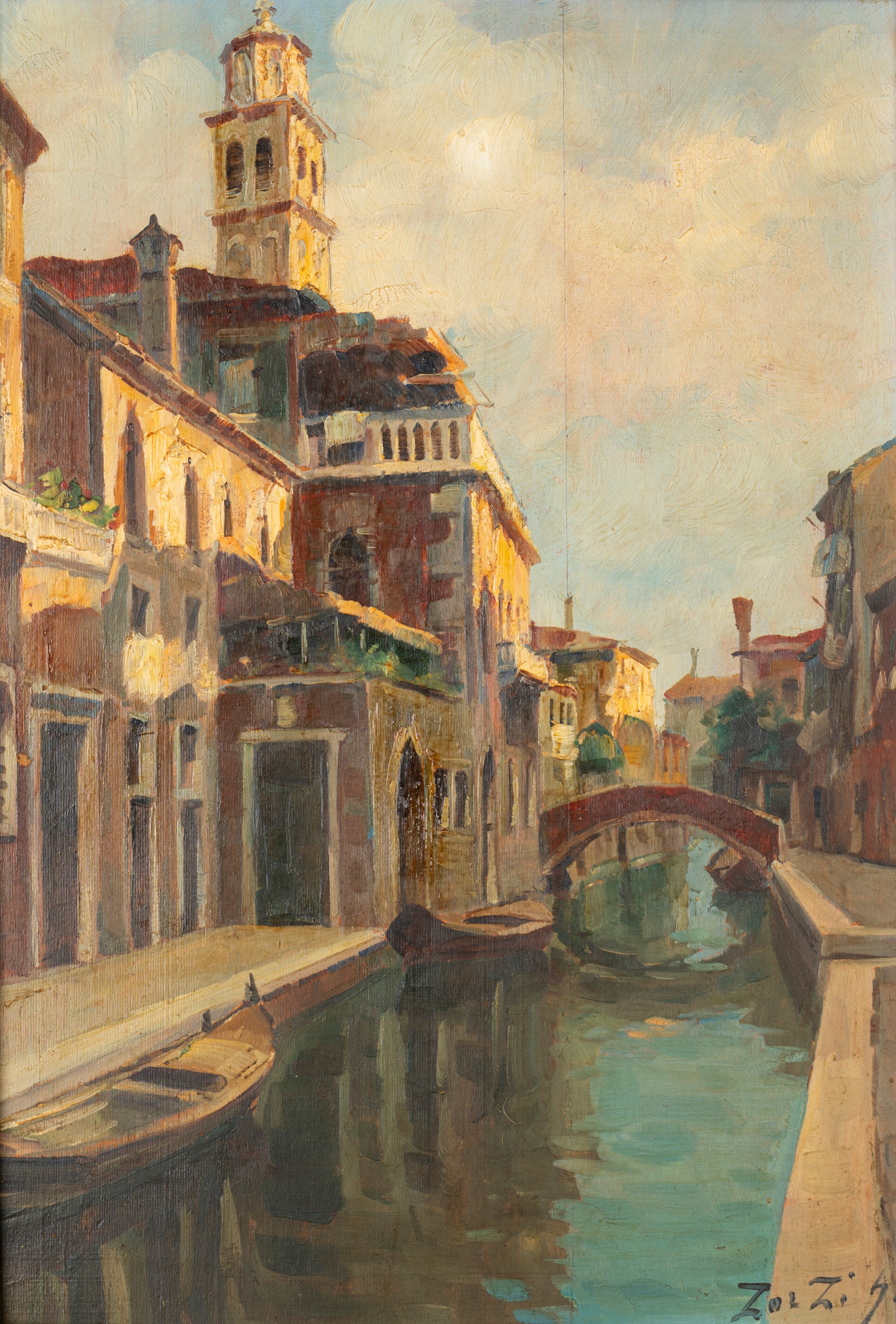 Giordano Zorzi - Venezia, Rio dei Carmini | Incanti d'Arte | Finarte ...