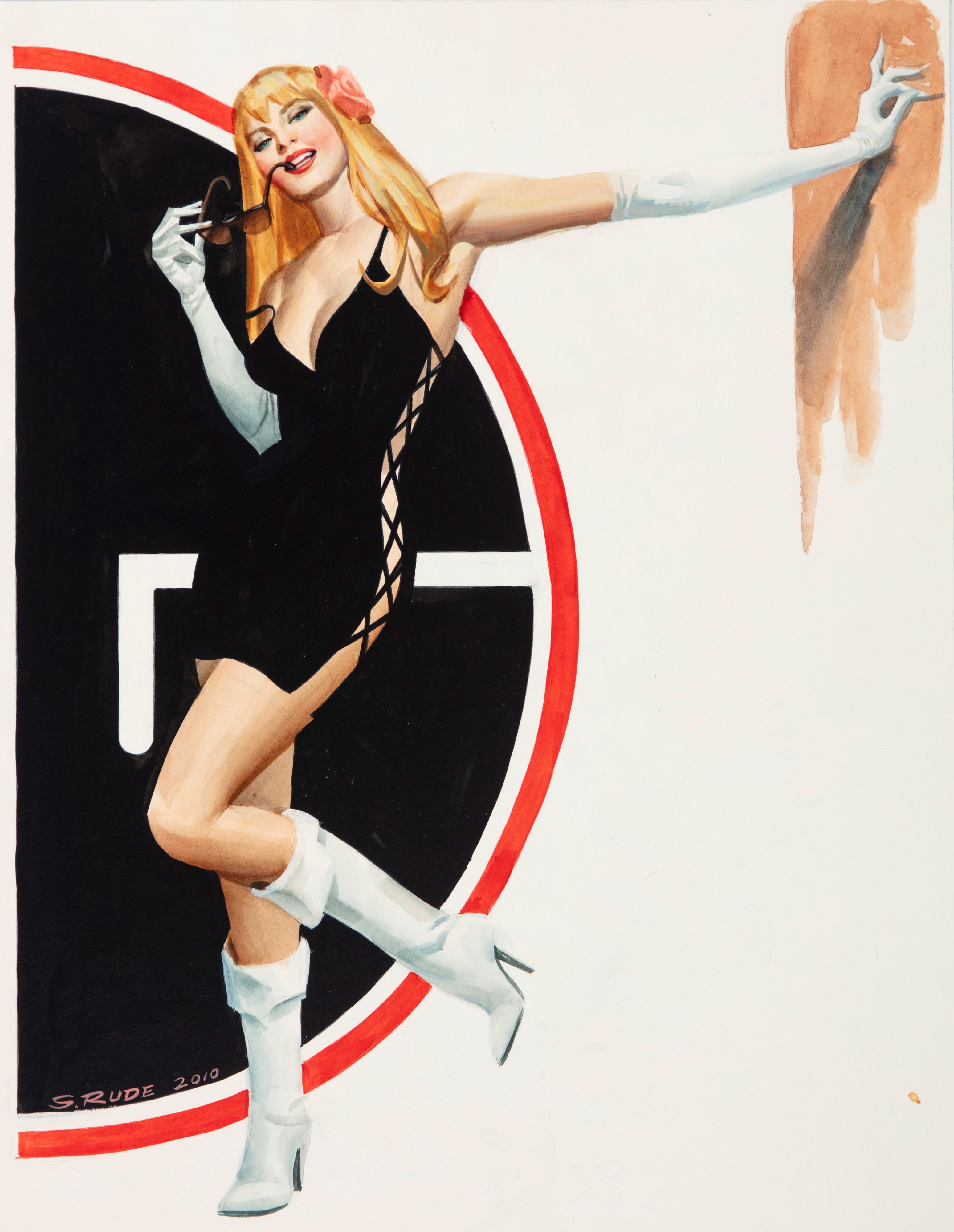 Steve Rude - Gwen Stacy 2010 | Comic Art: Masters of Eroticism ...