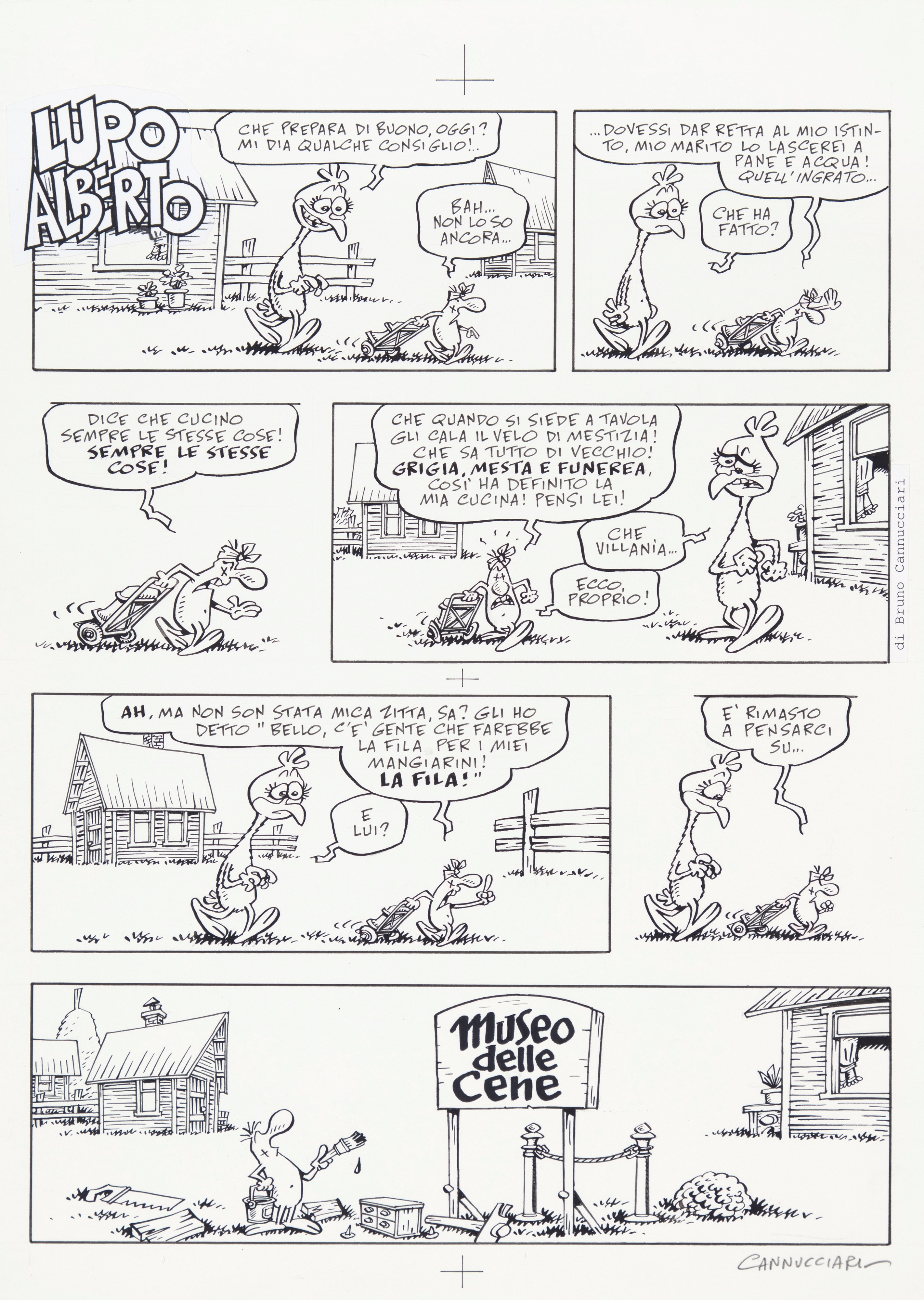 Bruno Cannucciari - Lupo Alberto 90s | Original Comic Arts ...