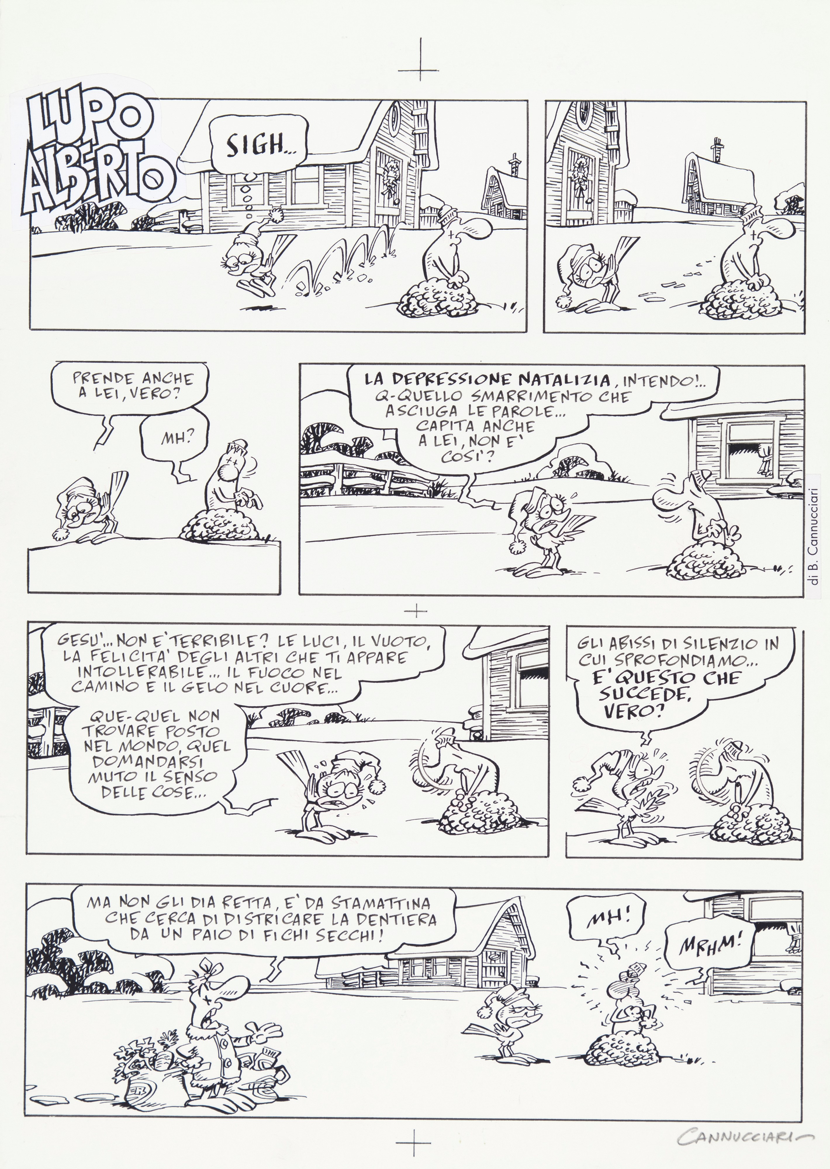 Bruno Cannucciari - Lupo Alberto 90s | Original Comic Arts ...