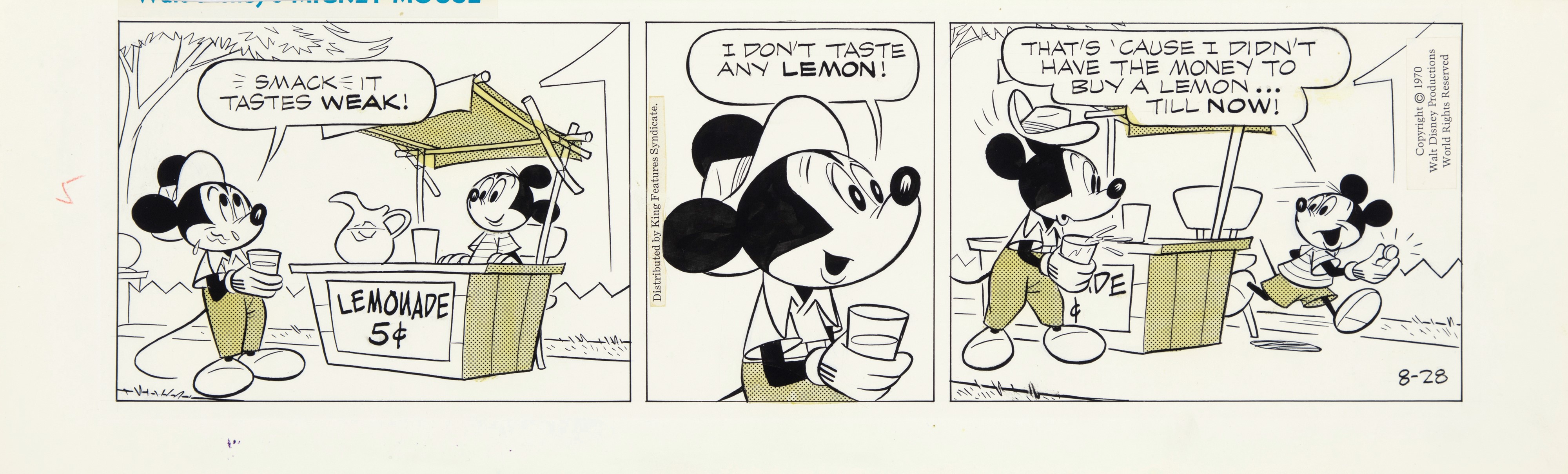Floyd Gottfredson - Mickey Mouse 1970 | Original Comic Arts ...