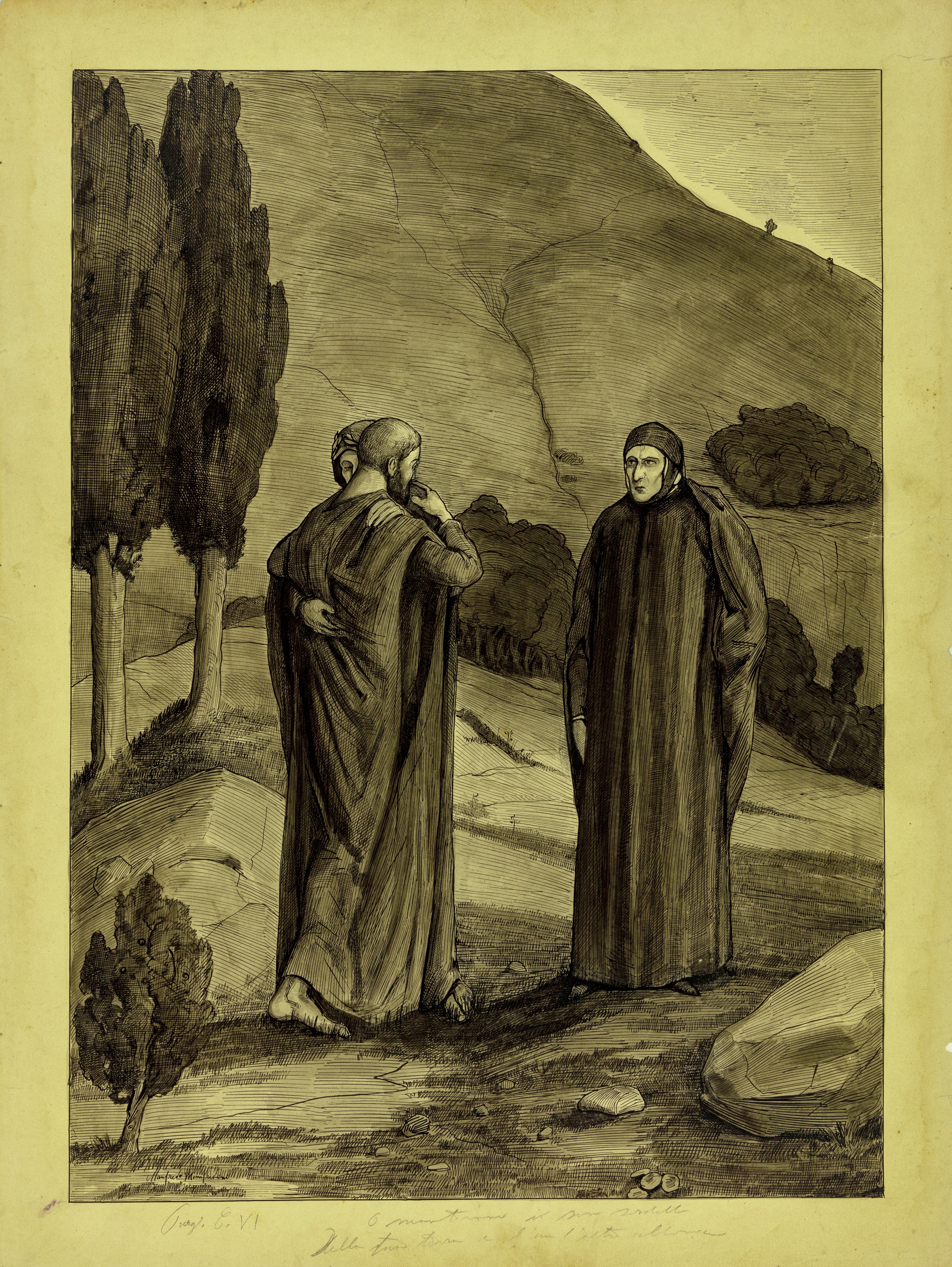 Manfredo Manfredini - Divina Commedia - Purgatorio, Canto 6 1907 ...
