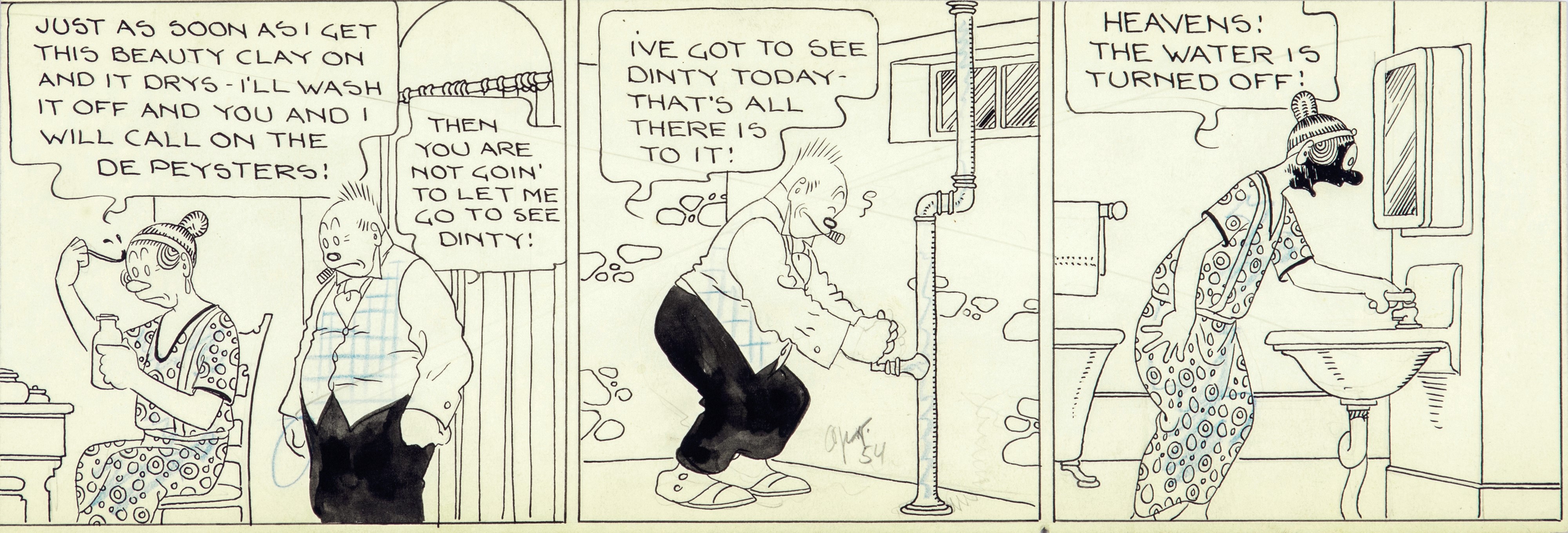 George McManus - Bringing Up Father 1924 | Original Comic Arts ...