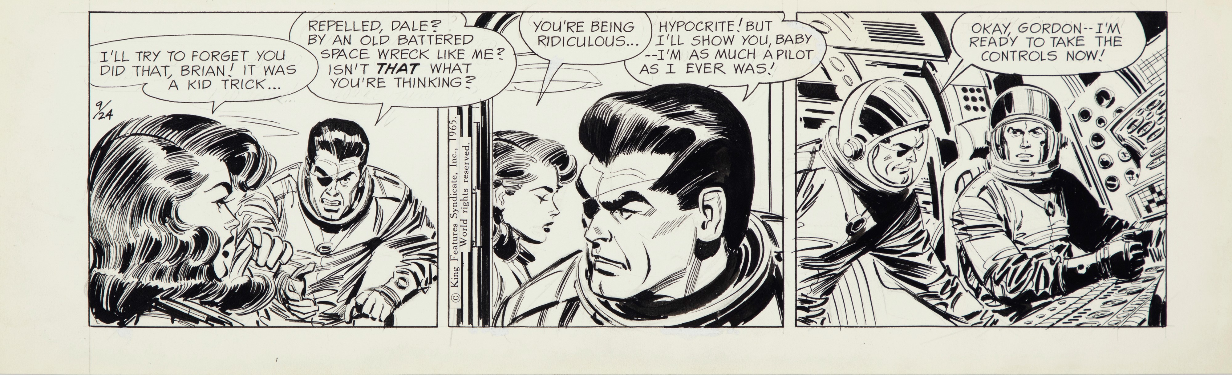 Dan Barry - Flash Gordon 1965 | Original Comic Arts & Illustrations ...