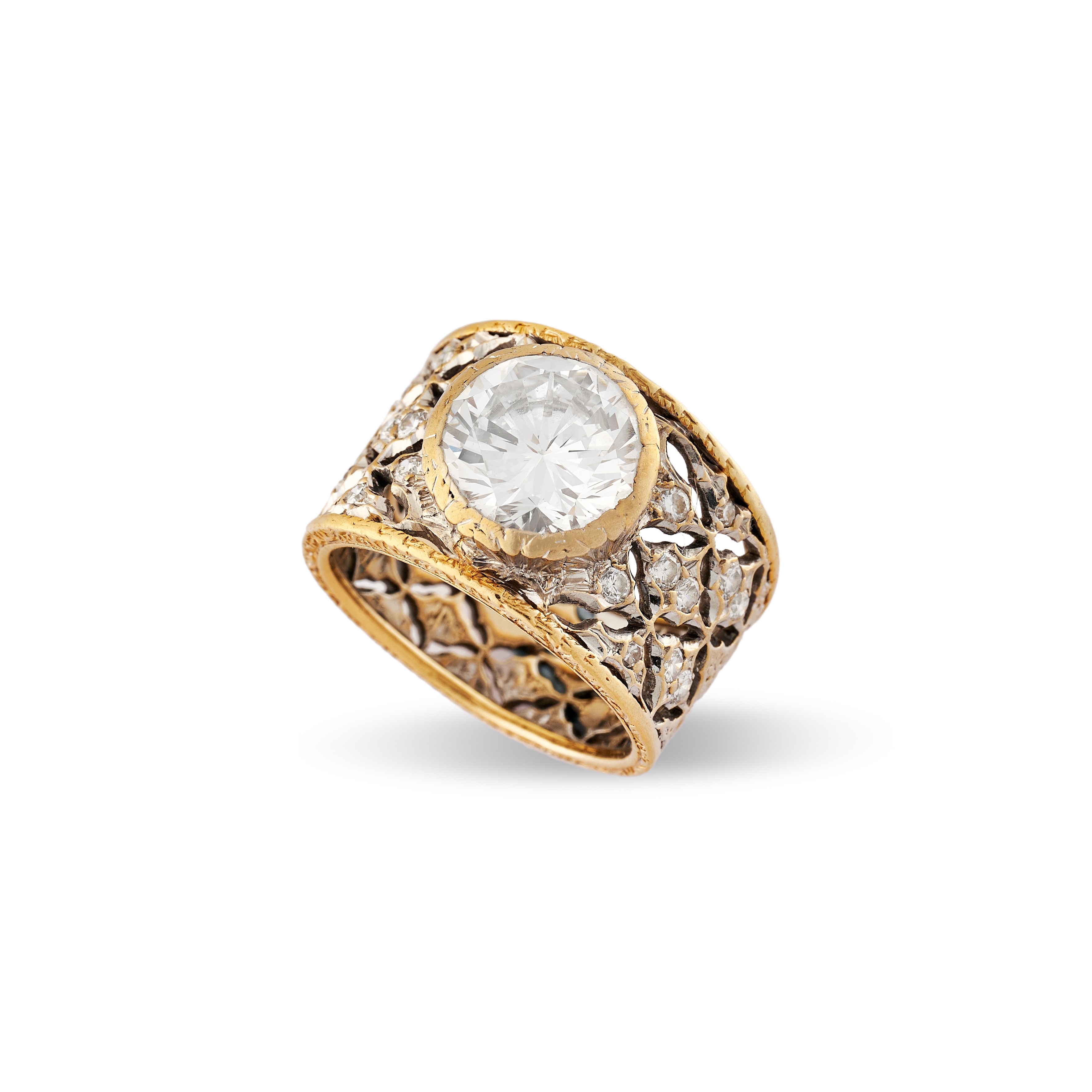 Mario Buccellati - Anello Ramage con diamanti | Gioielli Importanti ...